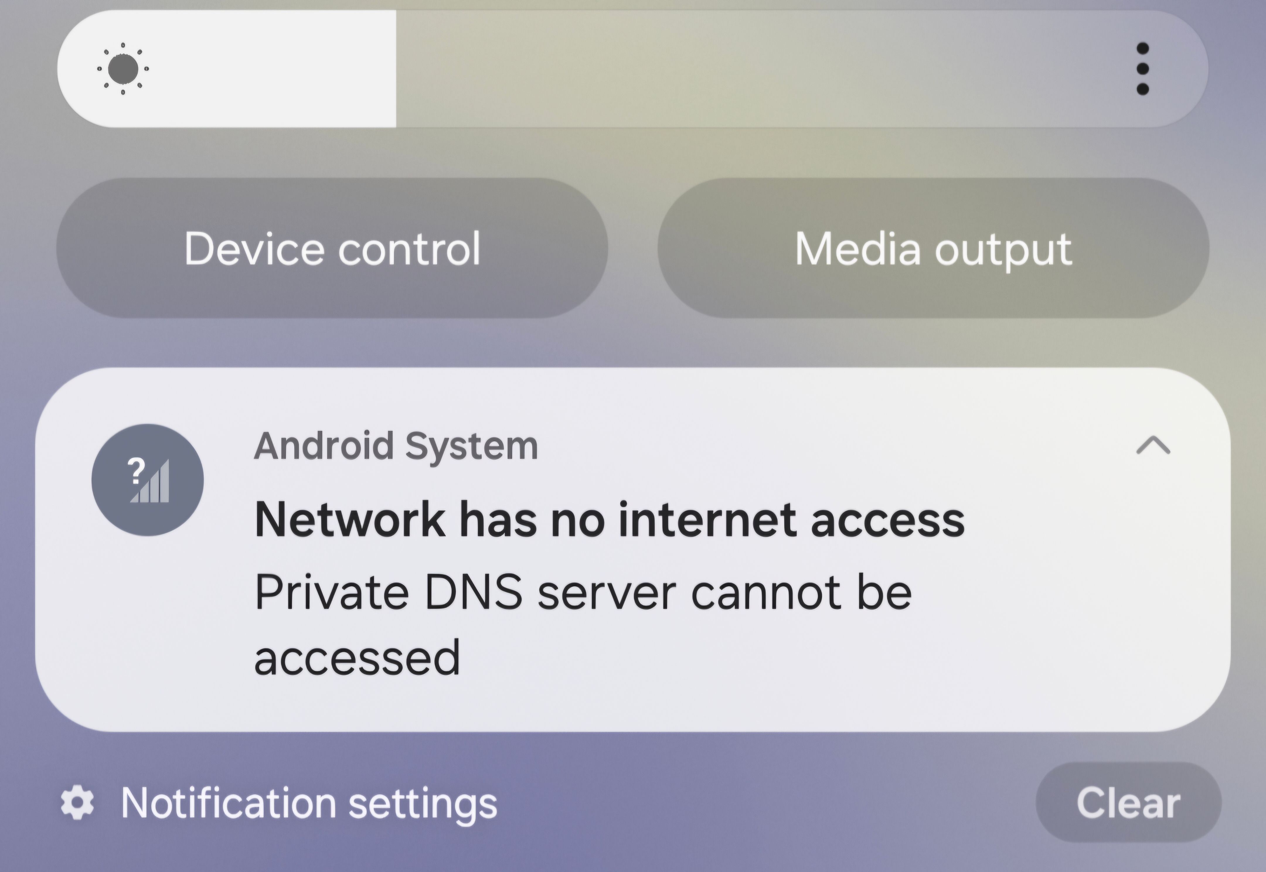 Annoying notification when setting a Private DNS to block ads on some ...