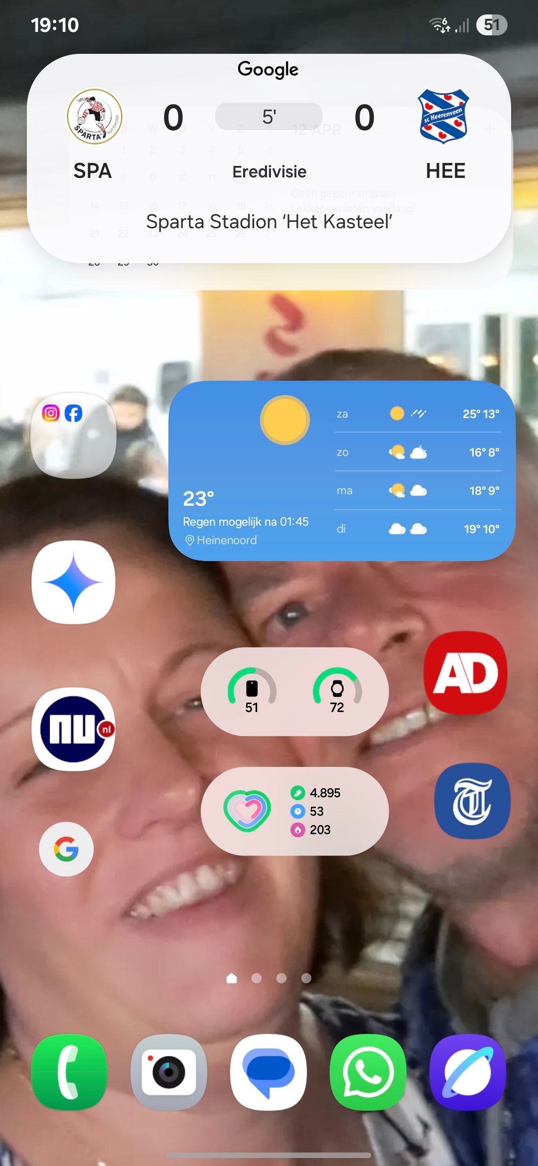 Now bar: Google sport werkt niet - Samsung Community