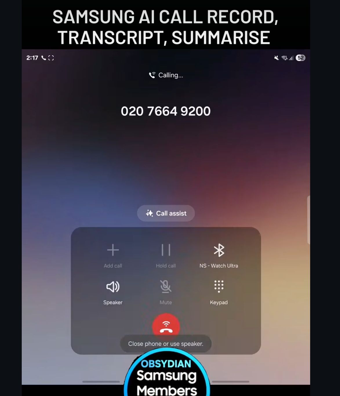 Samsung UI7 AI - Call Recorder - Samsung Community