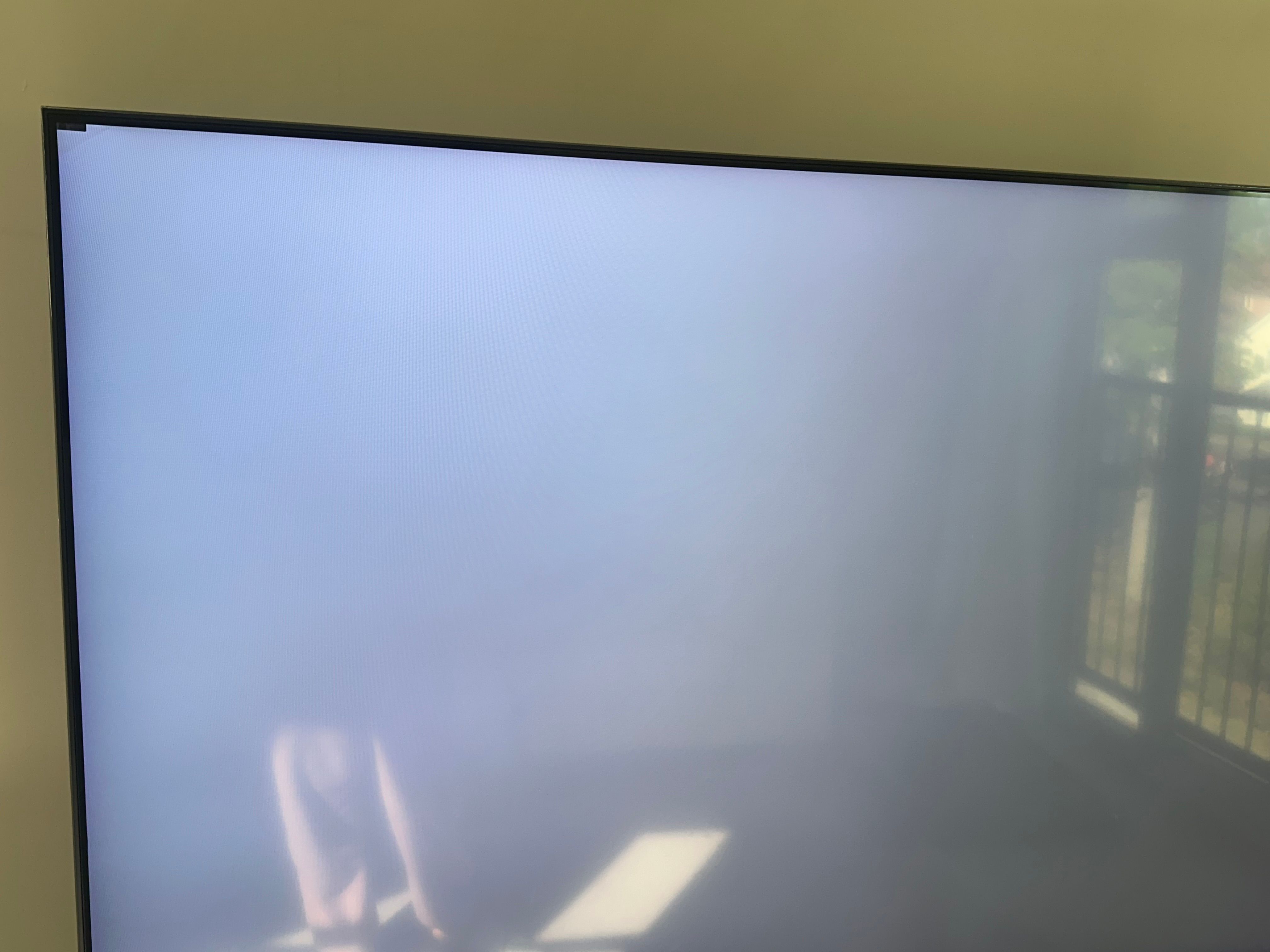 Black rectangle in tv - Samsung Community