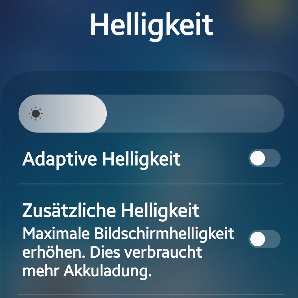 Gelöst: Adaptive Helligkeit - Samsung Community