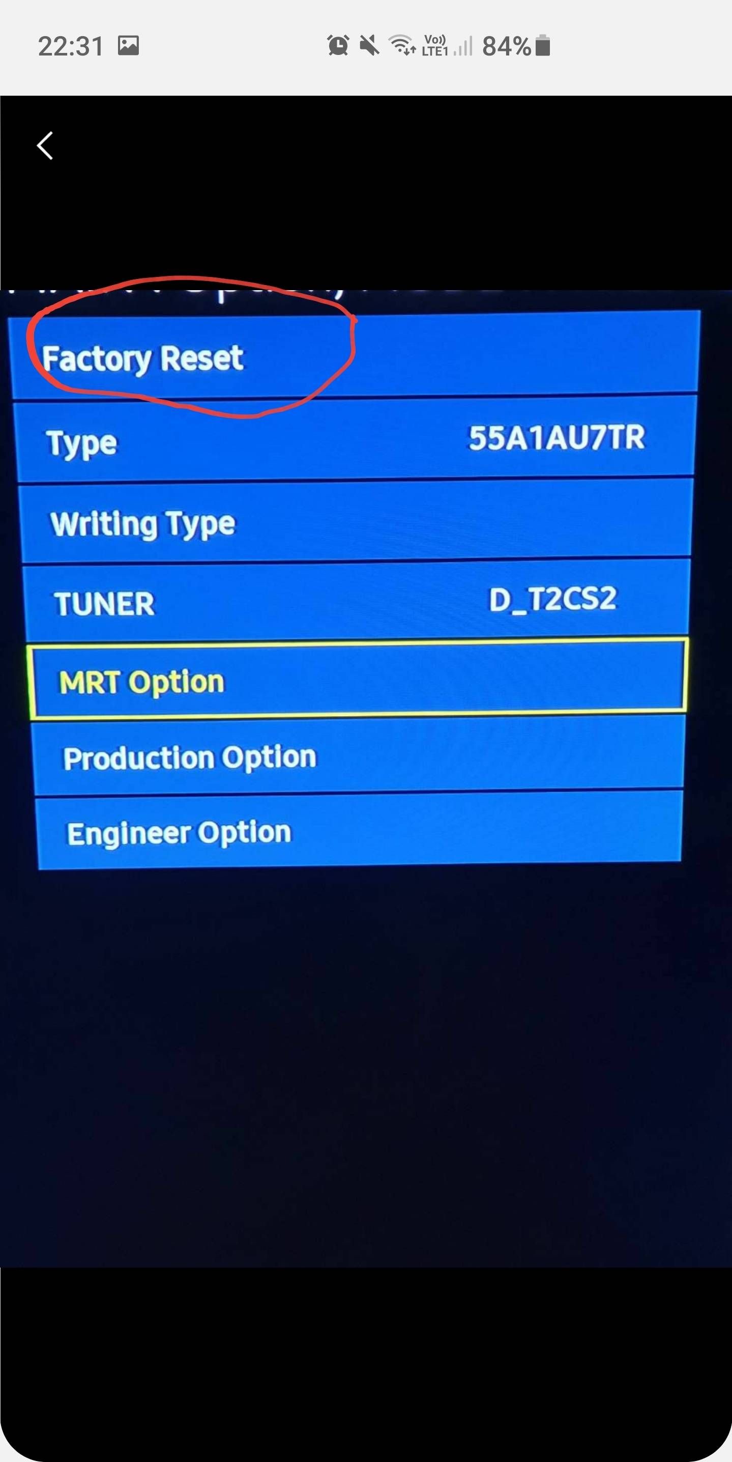 Error SID_no_signal - Samsung Community