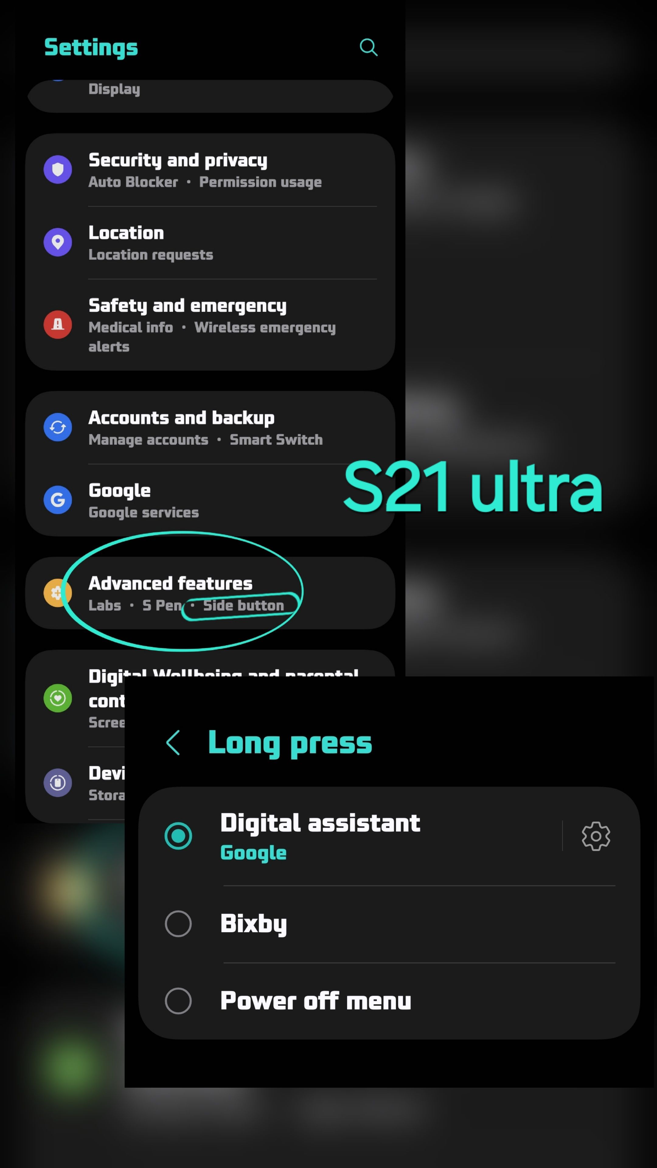 The latest software update (installed 5th May 2025) for my Samsung S24 ...