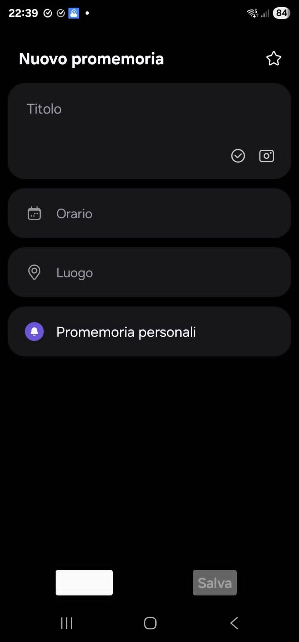 Problemi app Promemoria - Samsung Community