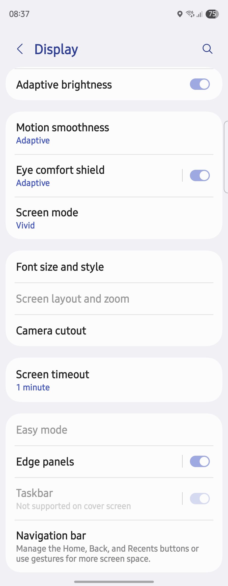 'Full screen apps' Feature removed - Samsung Community