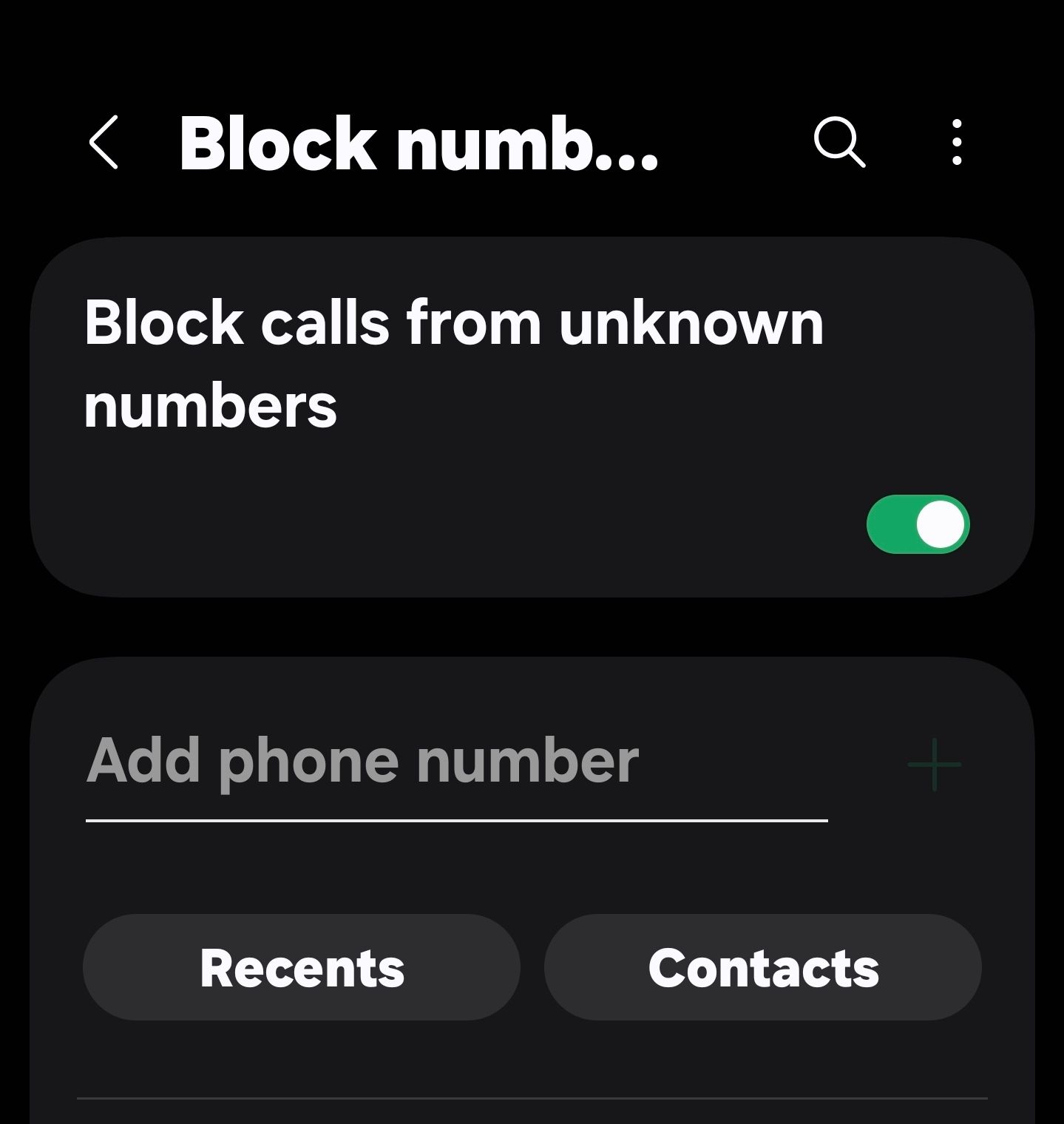 Blocare numere de telefon - Samsung Community