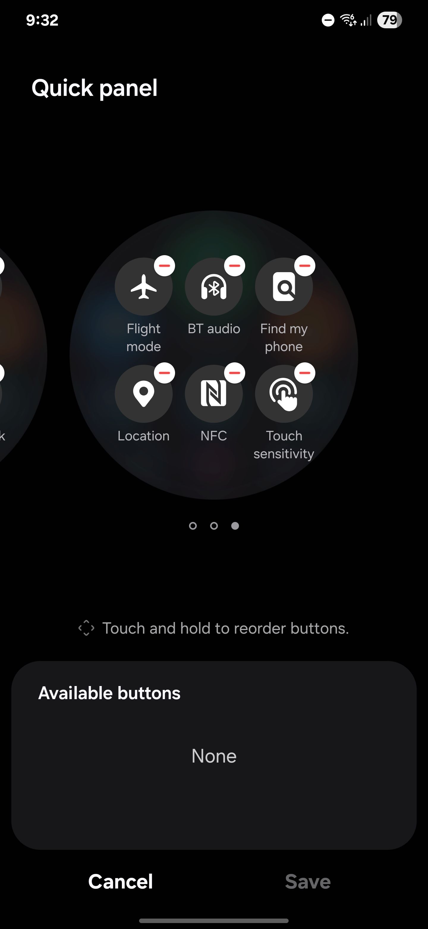Vyřešeno: Bluetooth na quick panel - Samsung Community
