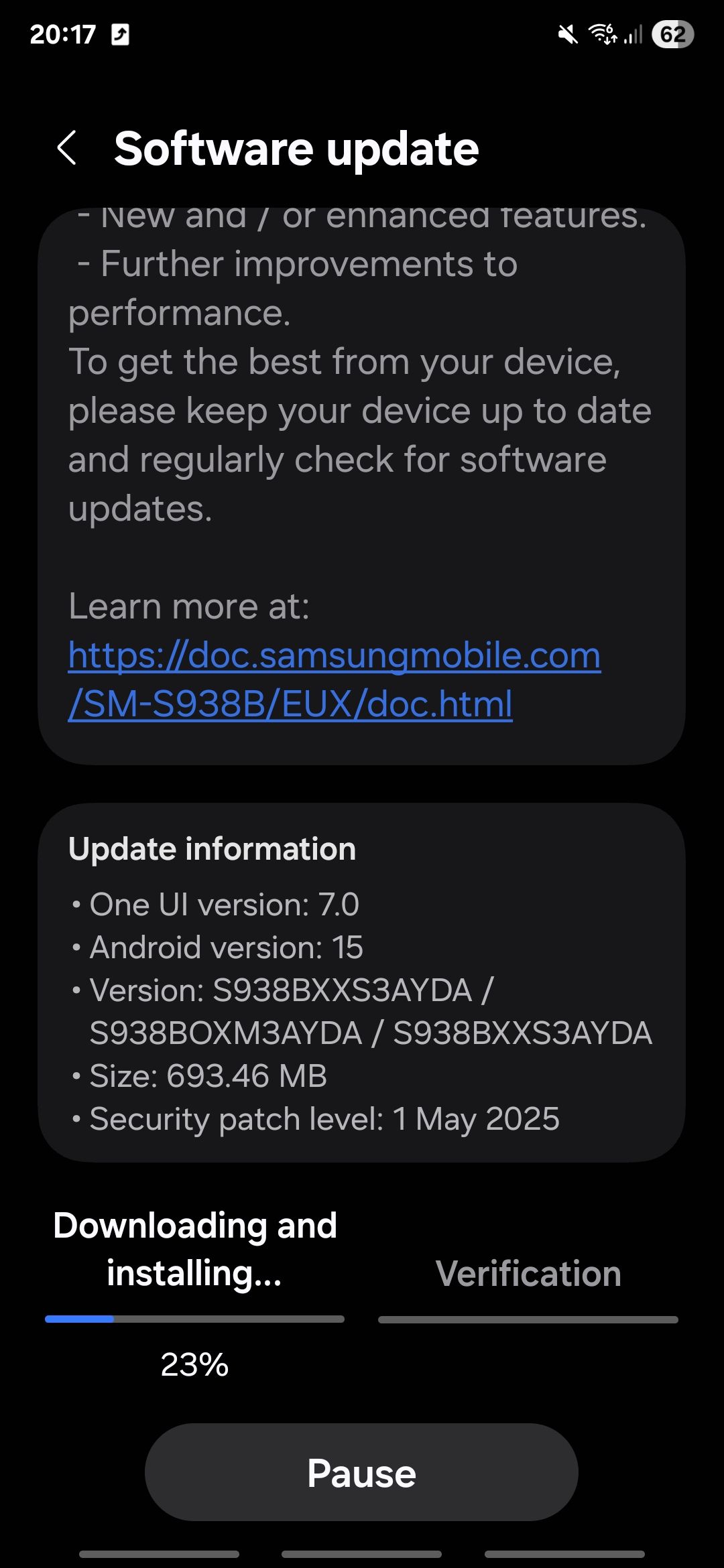 May security update - Samsung Community