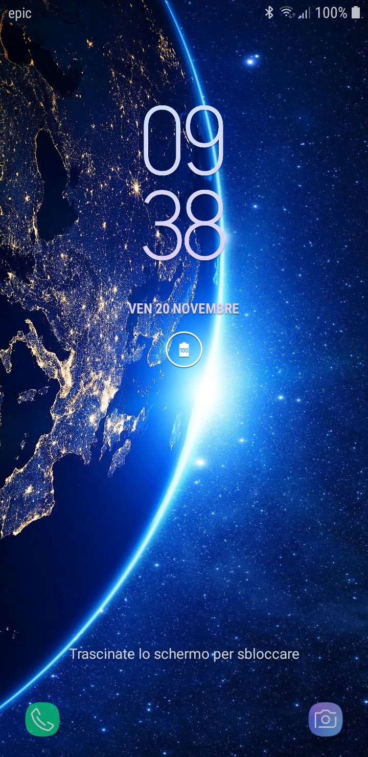 "Epic" text on my locked screen - Samsung Community