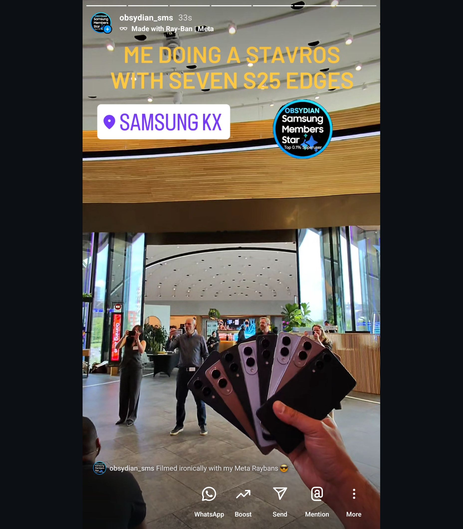 Samsung S25 Edge and Stavros, Loads of edges - Samsung Community