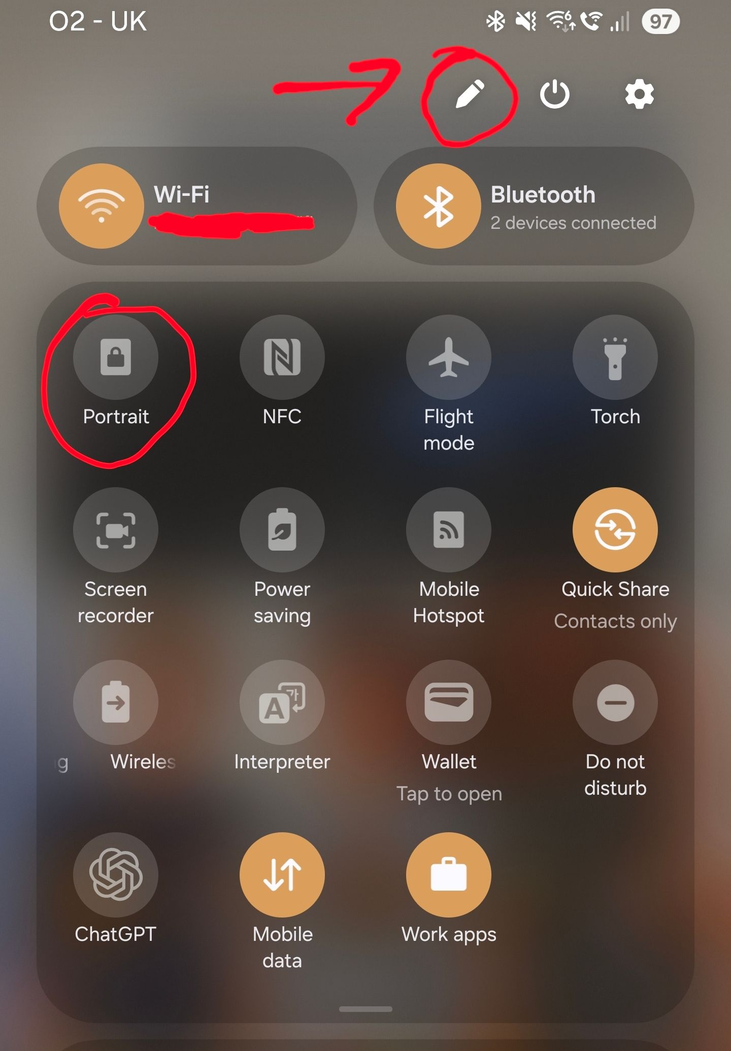 Solved: Screen rotation button disappeared - Samsung Community