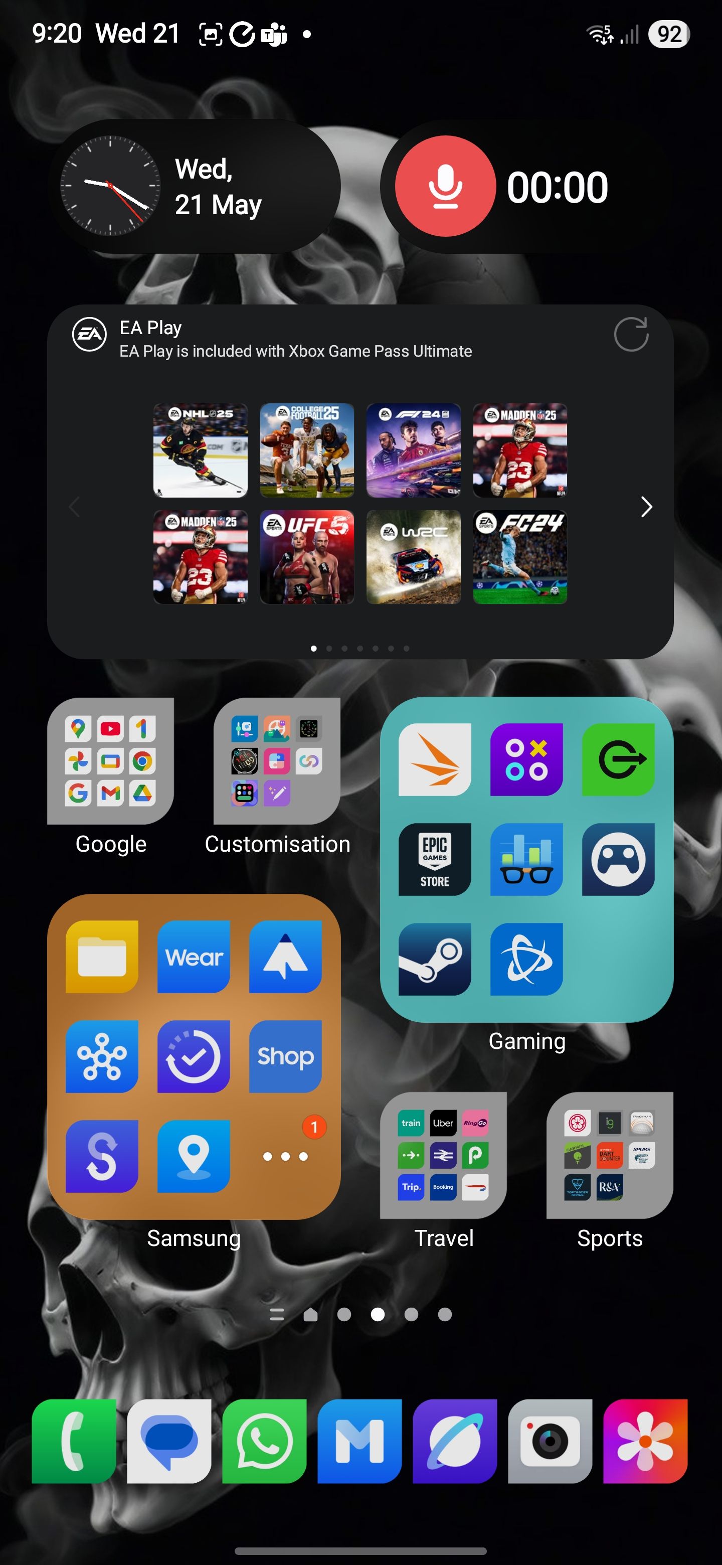 After One UI 7 update Galaxy A55 Home Screen - Samsung Community