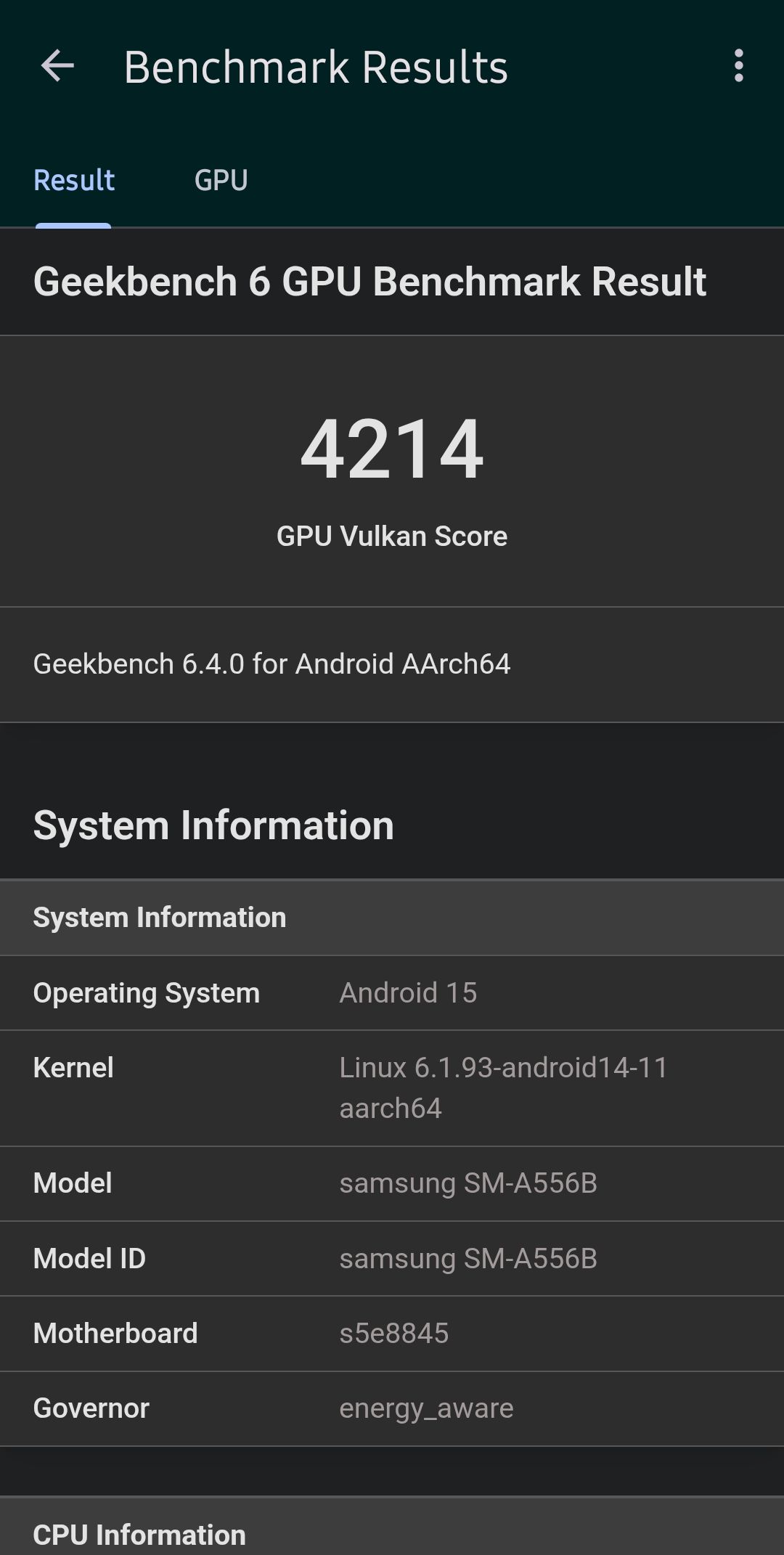 Vulkan en One UI7 A55 - Samsung Community