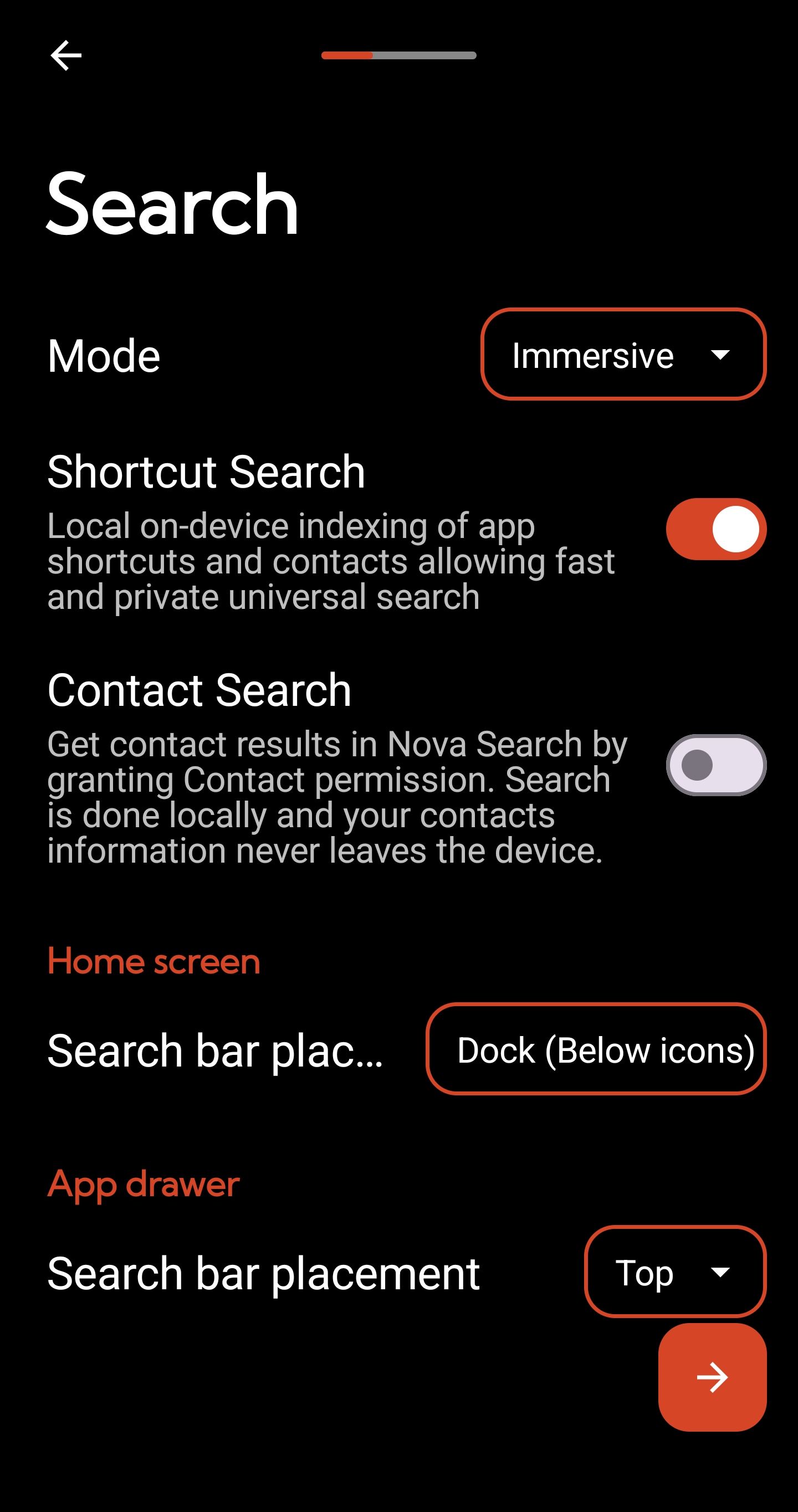Solved: How to move the app screen search box/bar back to the top ...