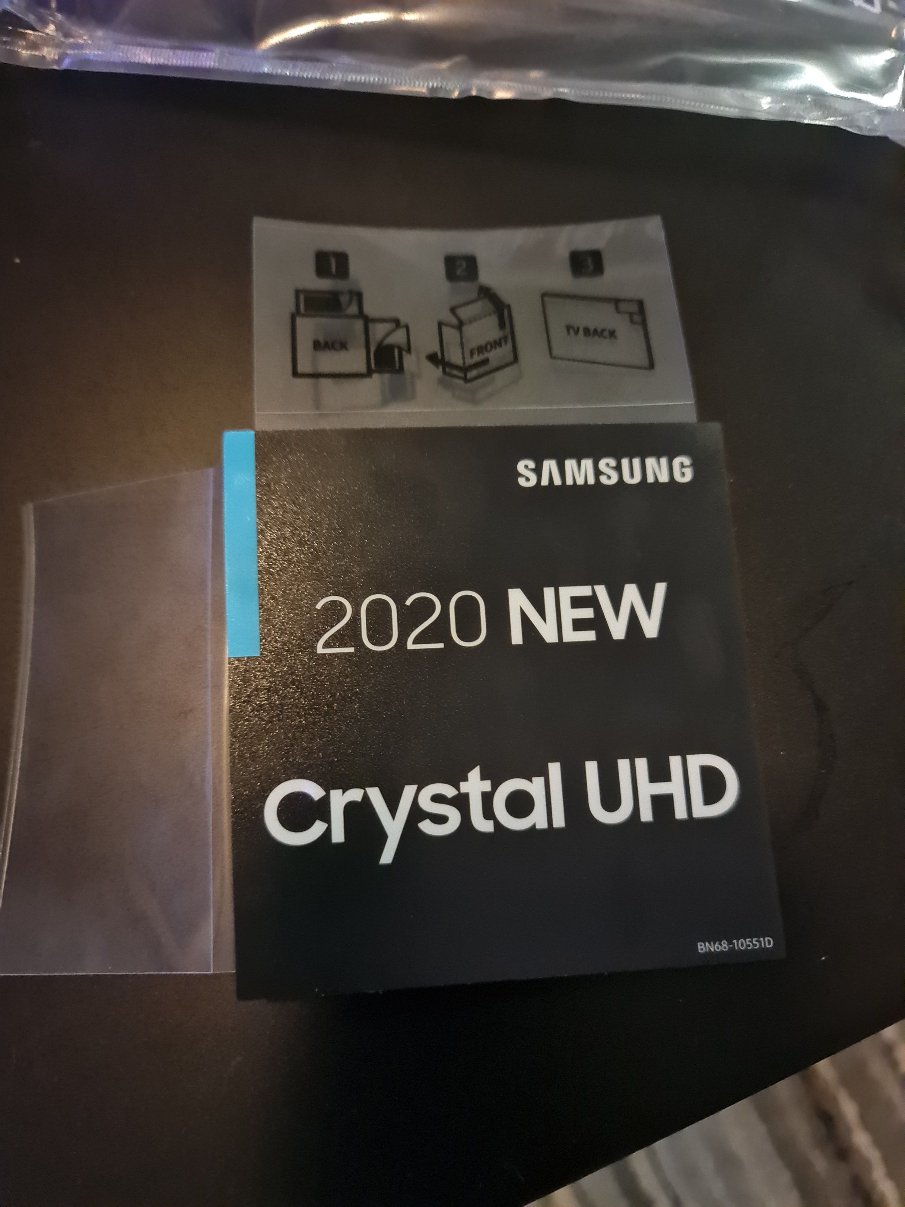 Silver square samsung crystal tv - Samsung Community