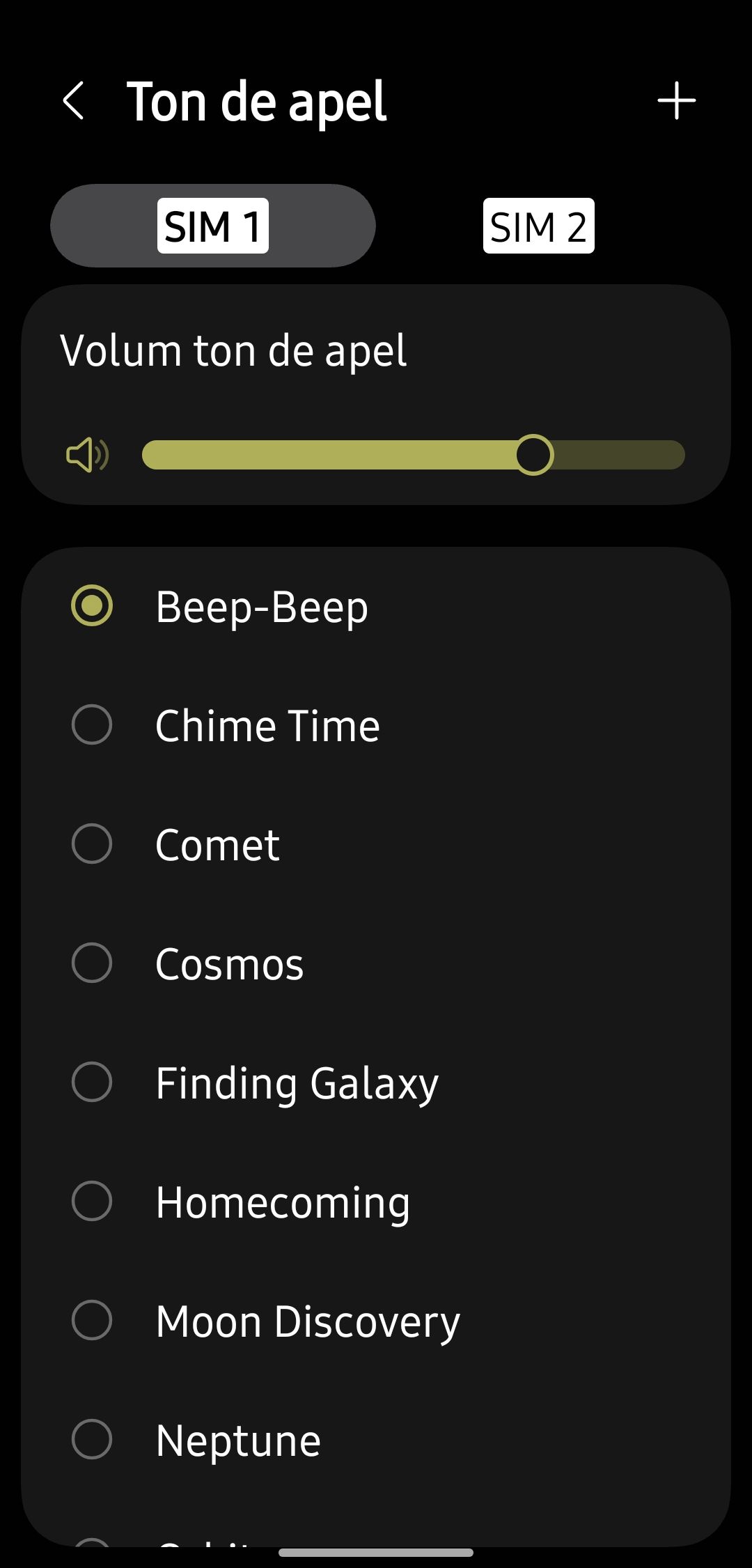Rezolvat: Ton apel - Samsung Community