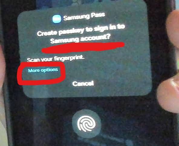 Solved: Creating a Passkey for Samsung Account - Samsung Community
