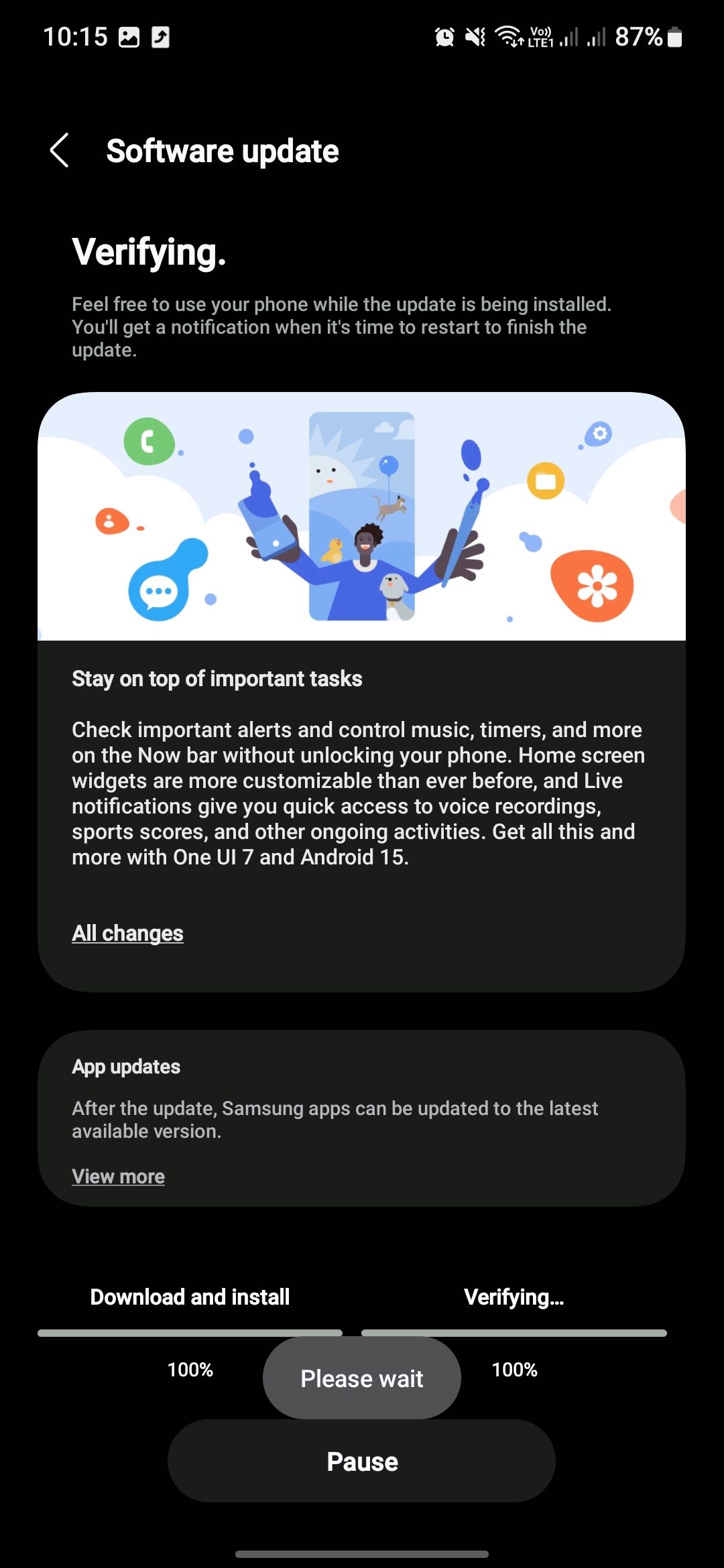 cant update - Samsung Community