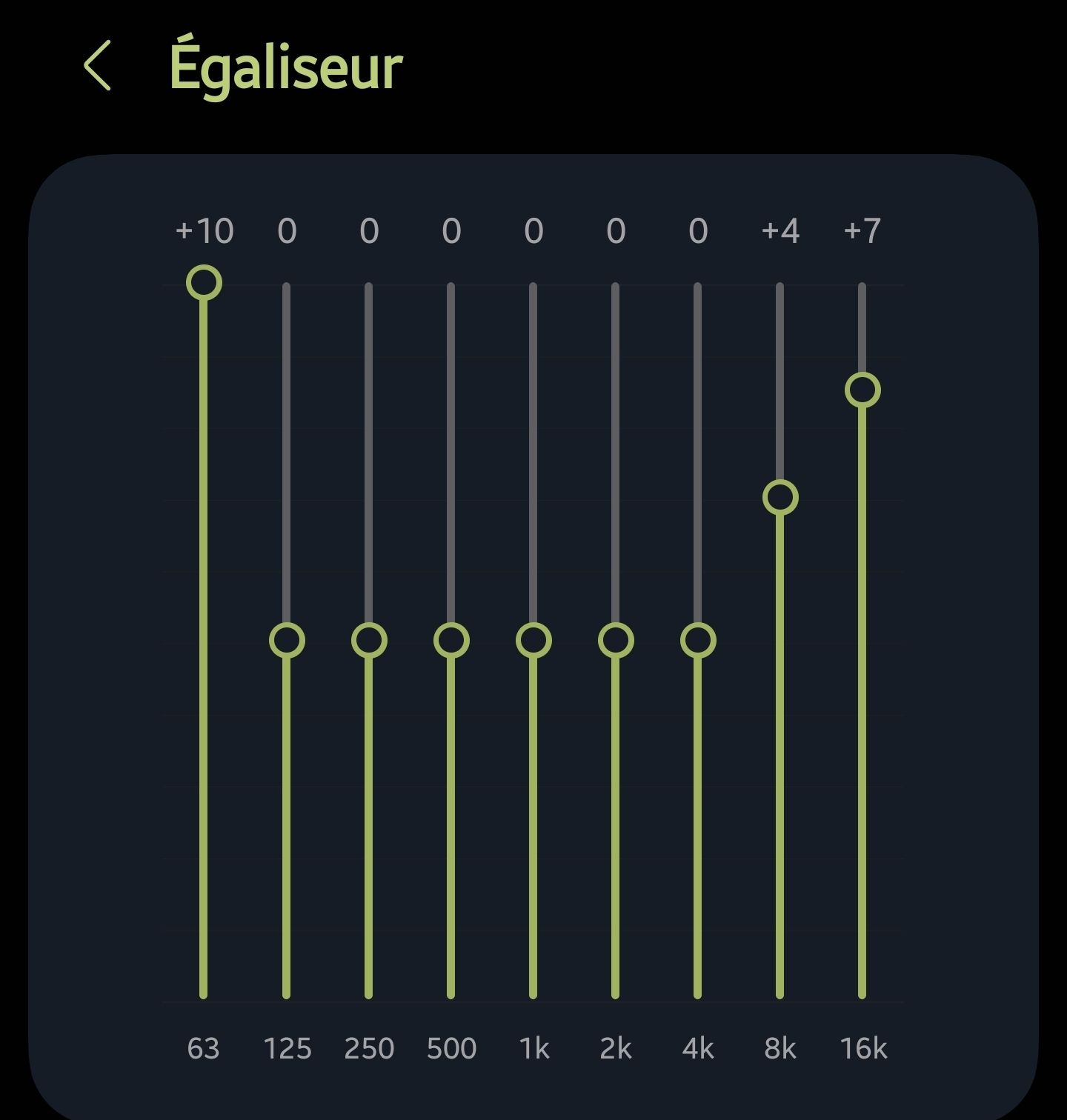 Best sound equalizer settings - Samsung Community
