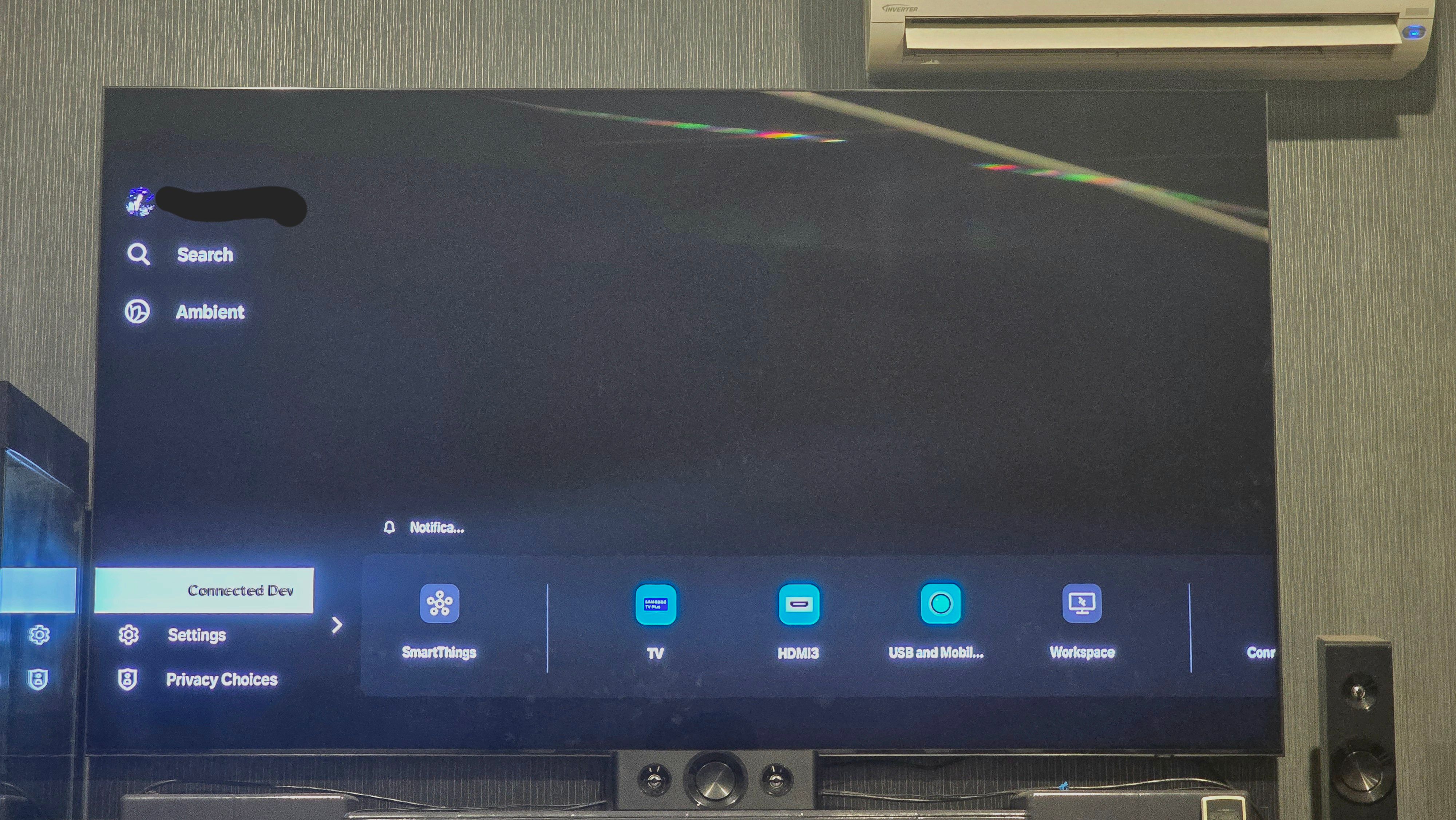 Solved: Media missing from TV home screen - Samsung Community