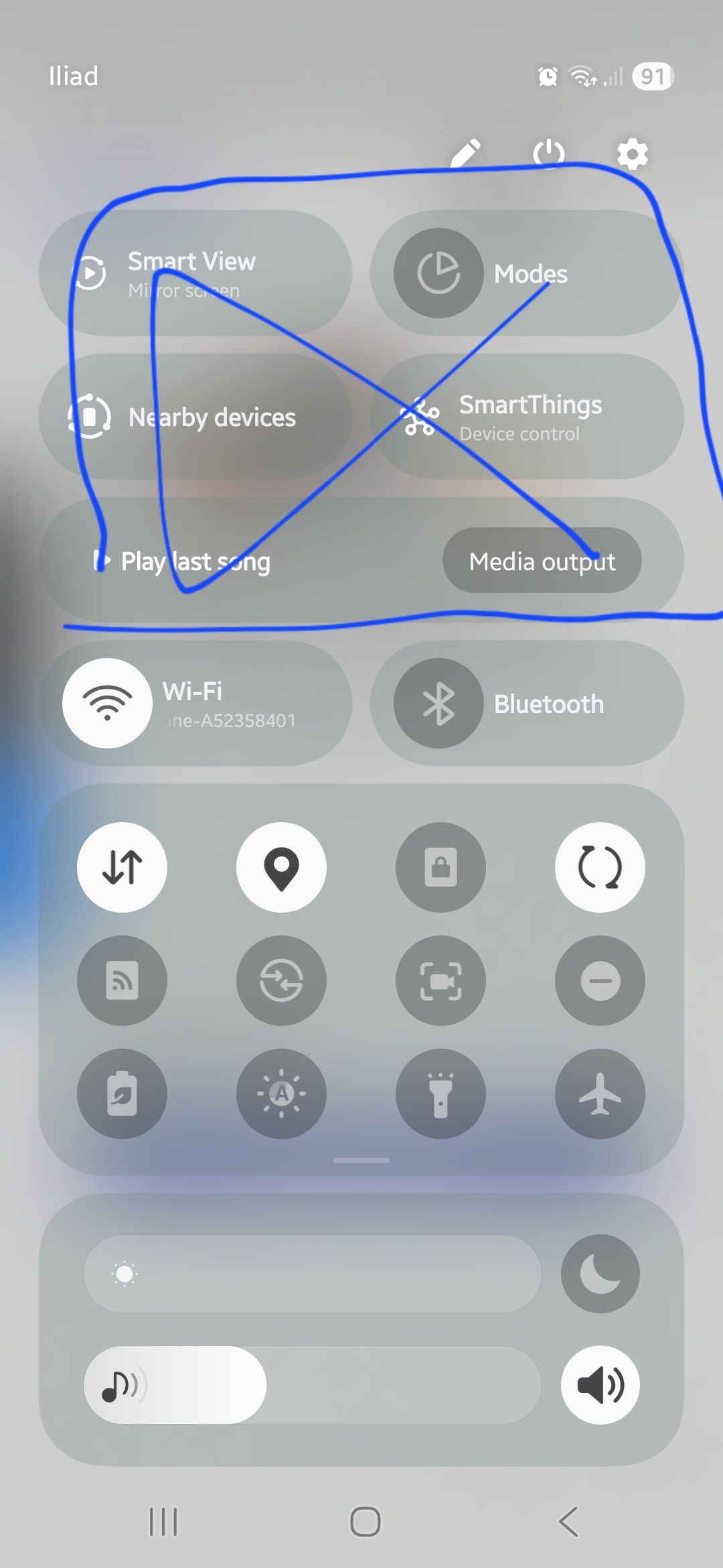 quick pannel shortcuts - Samsung Community