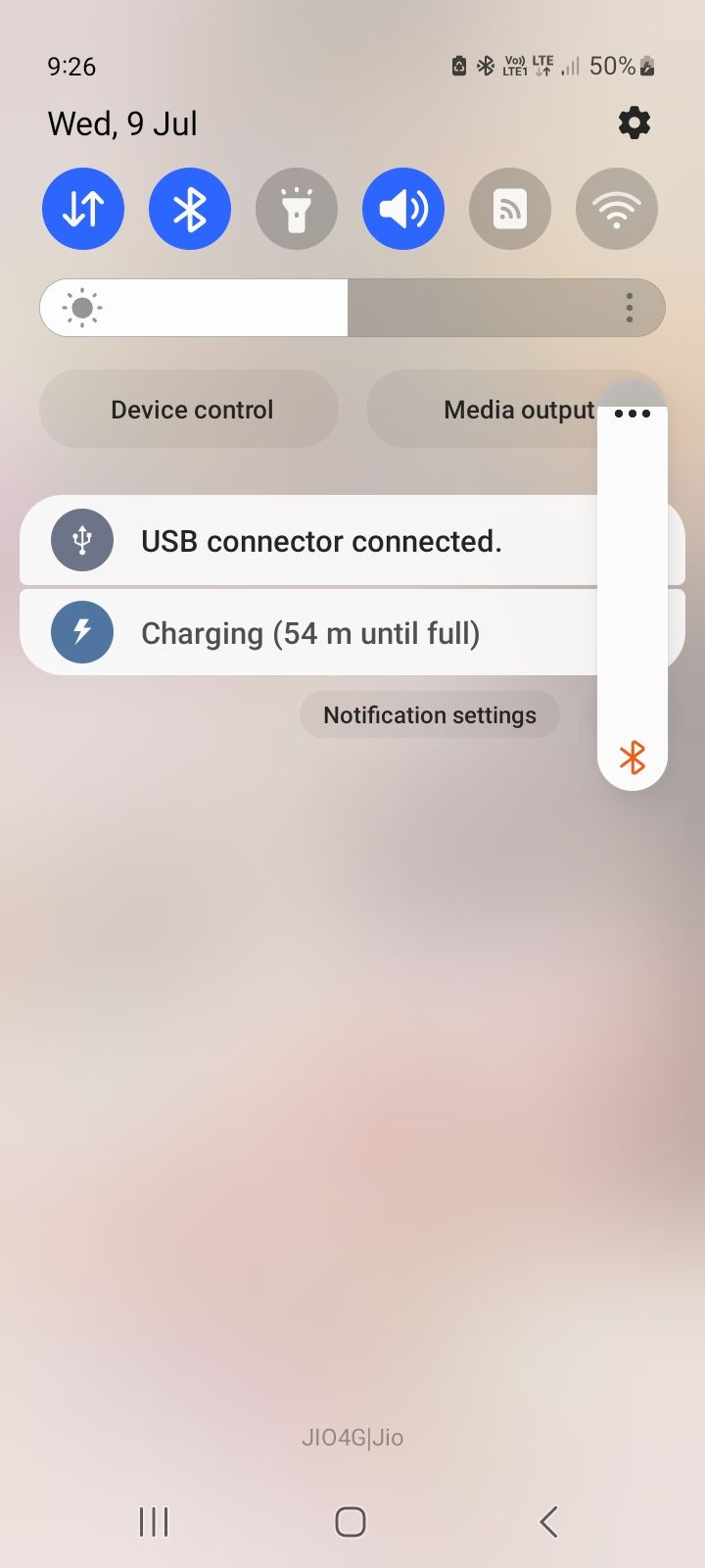 NOTIFICATION: Android System USB Connector Connected/Disconnected ...