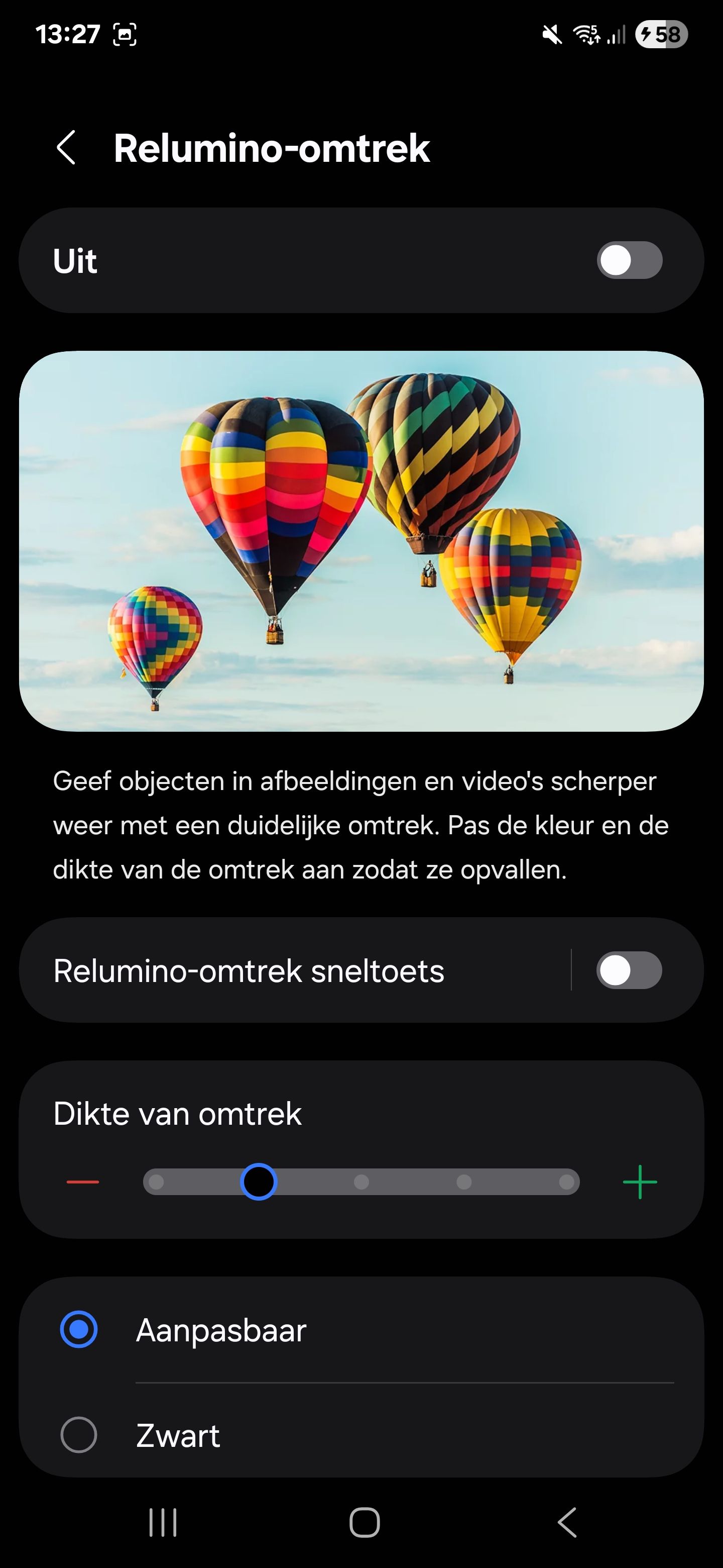 Opgelost: Witte omlijning bij foto's en andere type tekst. - Samsung ...