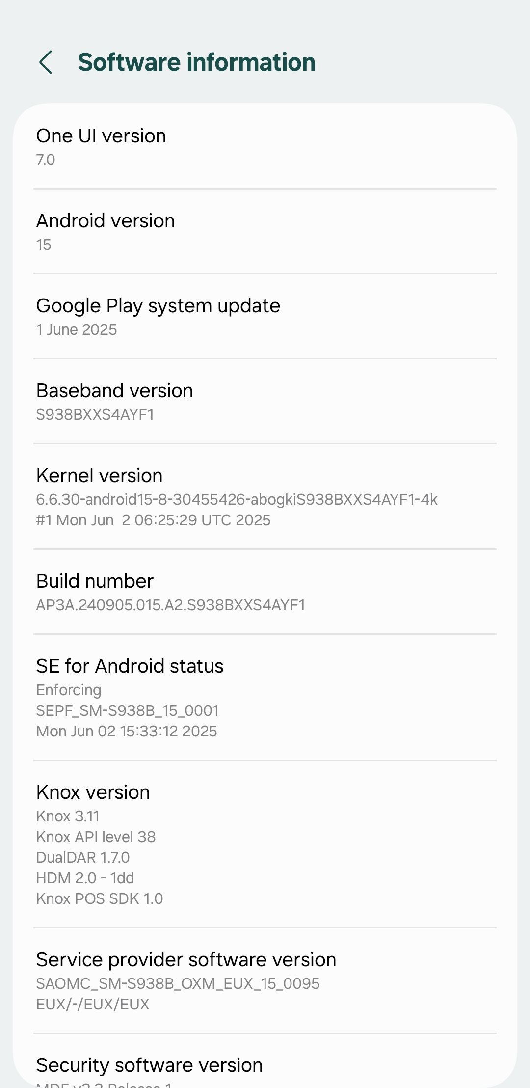 July Security Patch - Samsung Community