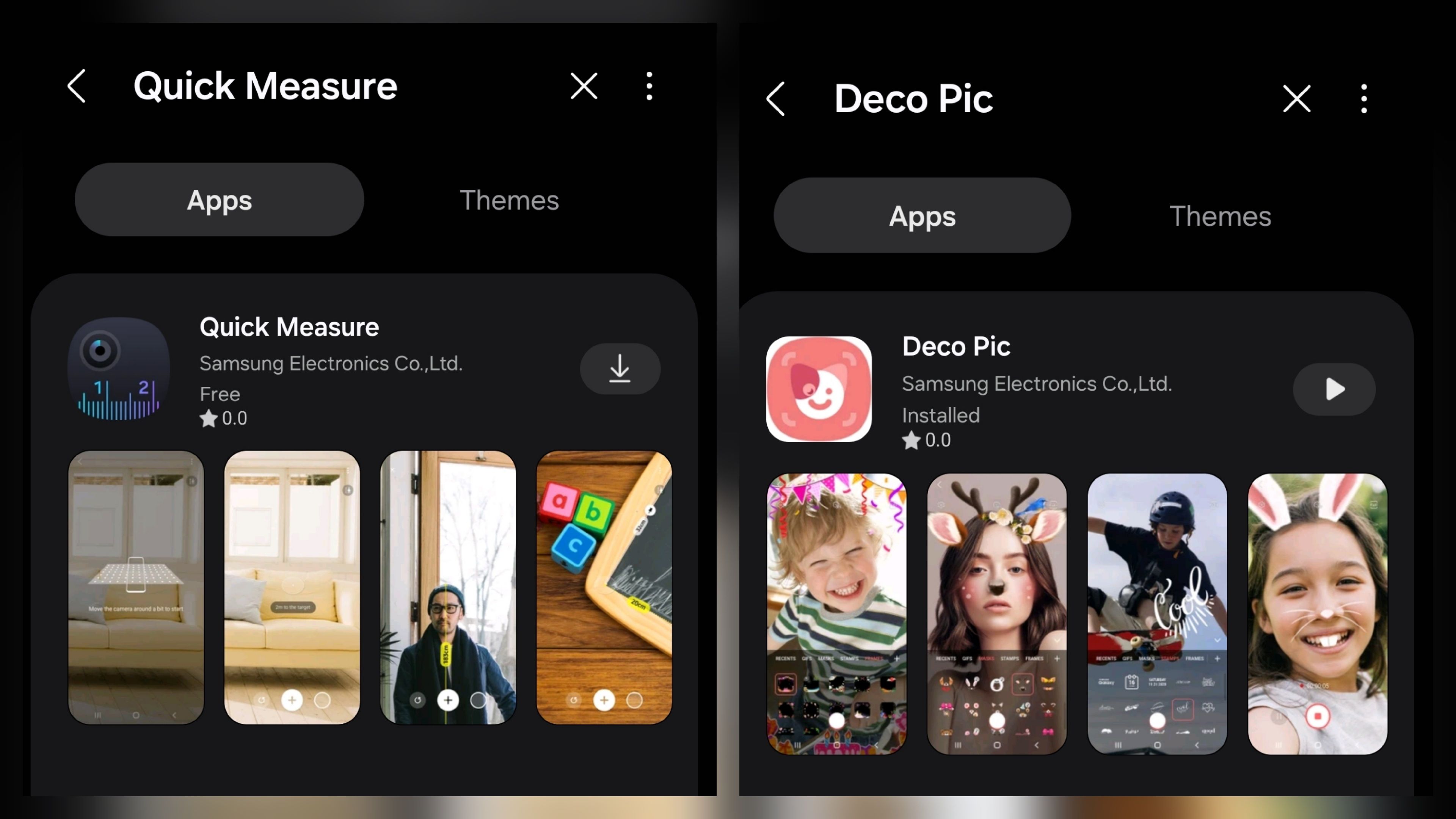 Quick measure feature - Samsung Community