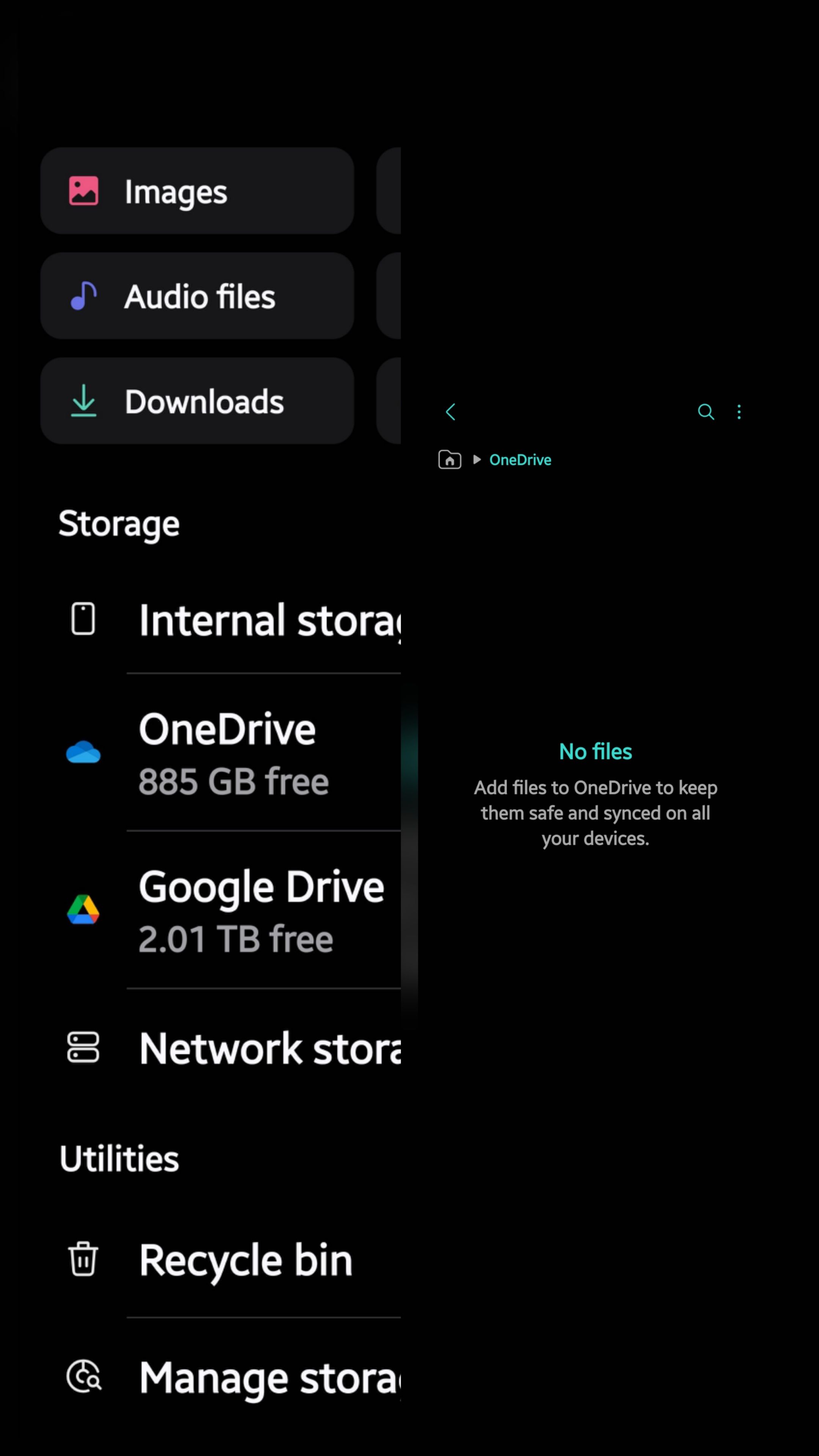 My Files - One Drive - Samsung Community