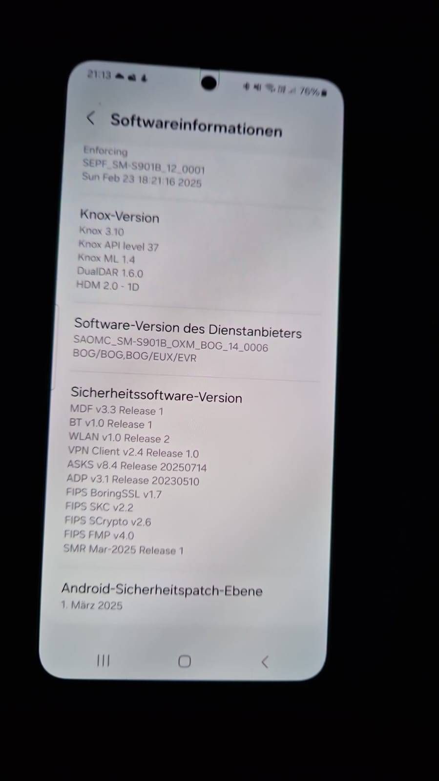 Gelöst: Re: Re: Galaxy S22 kriegt kein One UI 7.0 – Seite 2 - Samsung ...