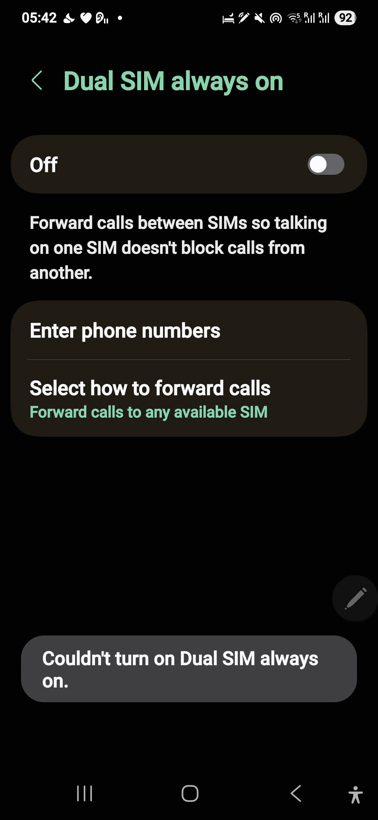 Dual Sims Always On - Samsung Community