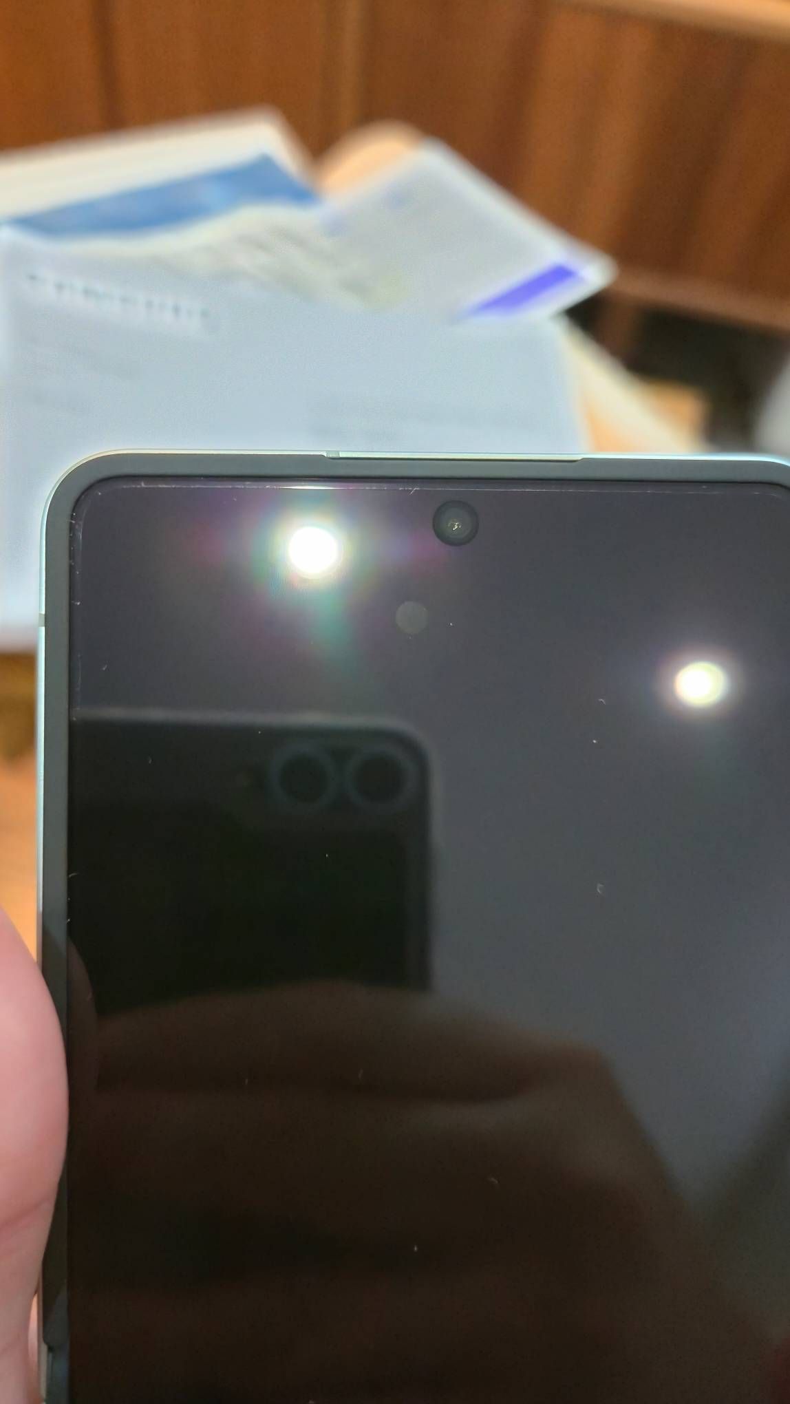 Flip 7 - screen imperfection/sensor or dodgy screen protector ...