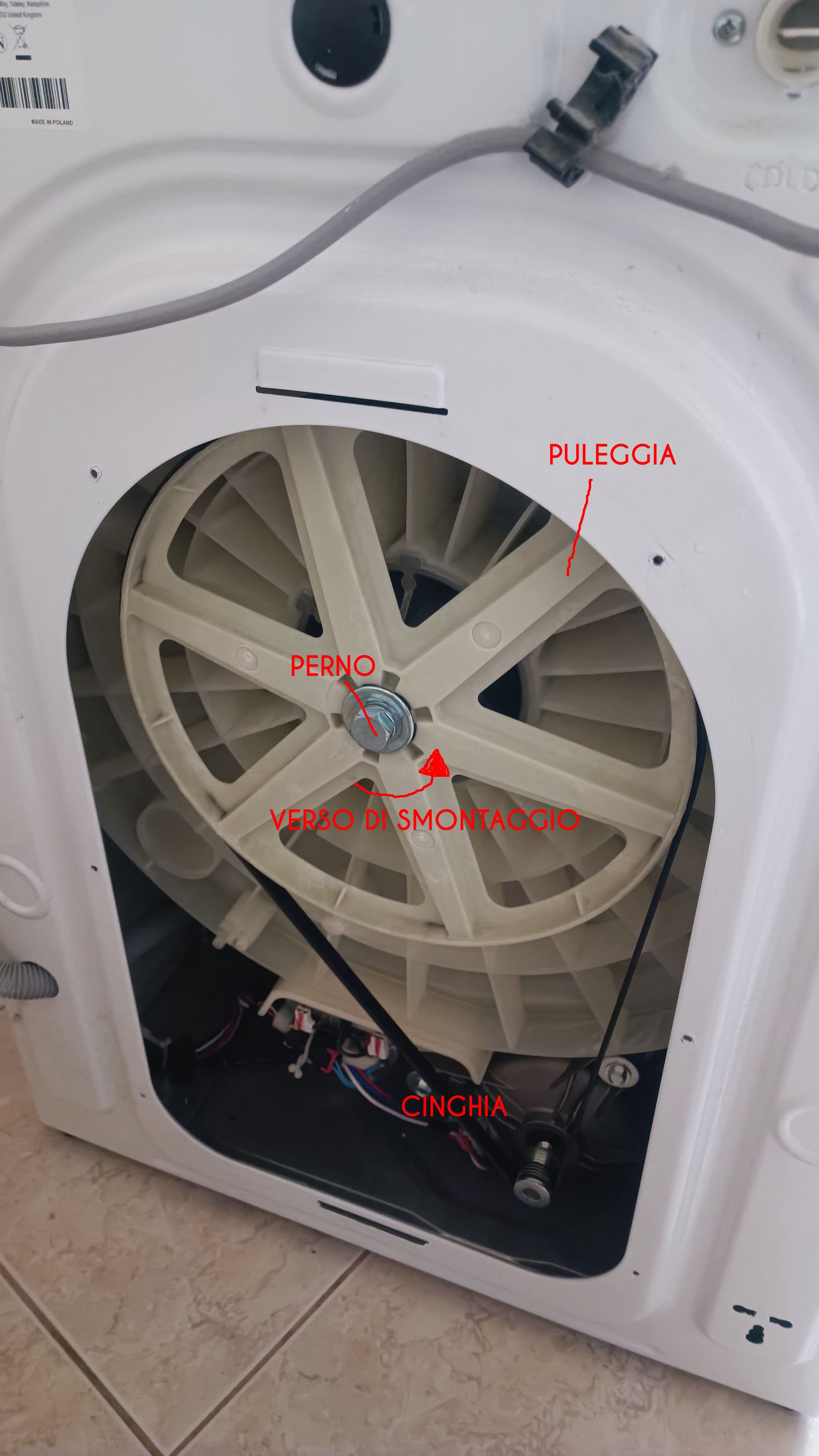 RISOLTO Forte Rumore battente da cestello durante centrifuga ...