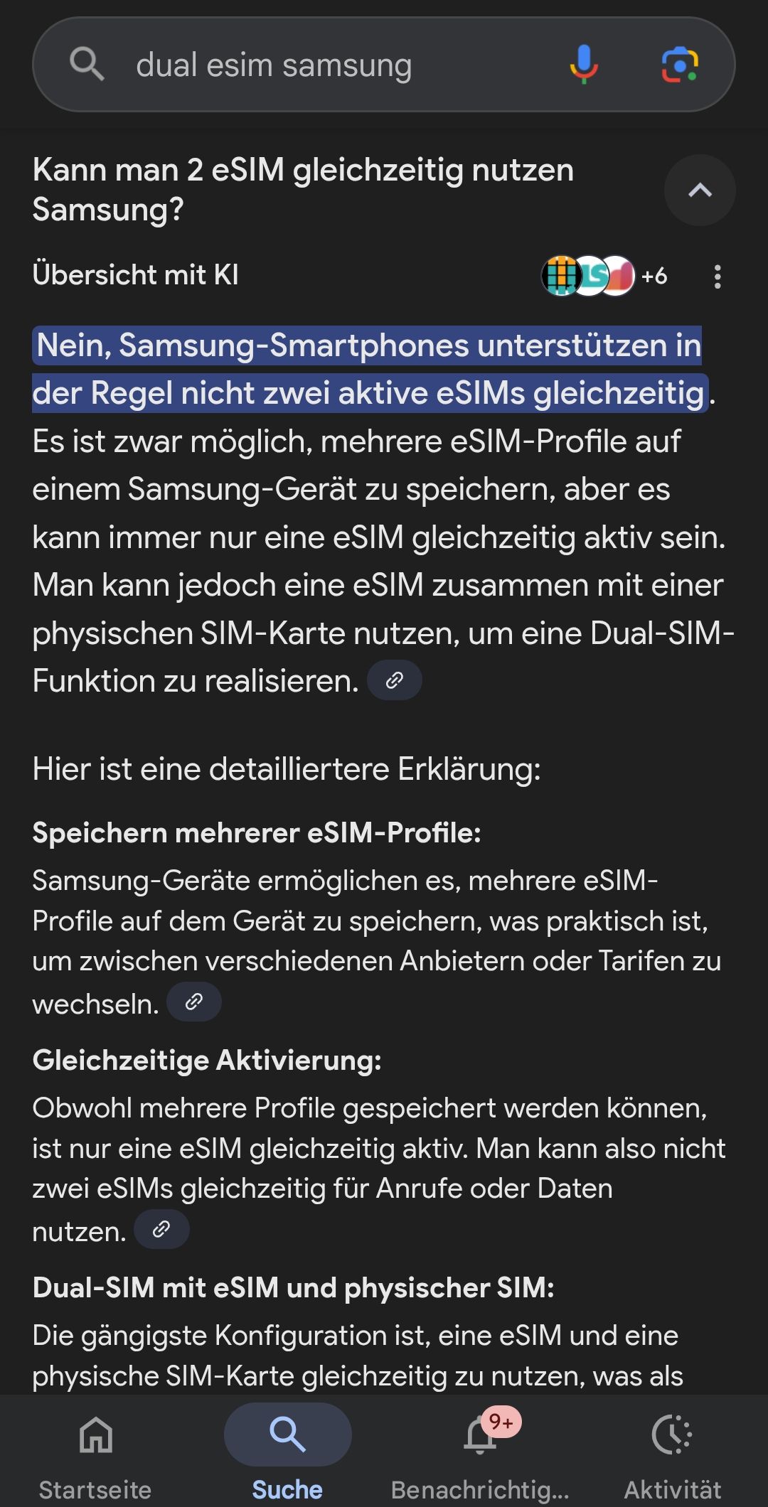 Dual-Sim immer aktiv funktioniert nicht mehr - Samsung Community