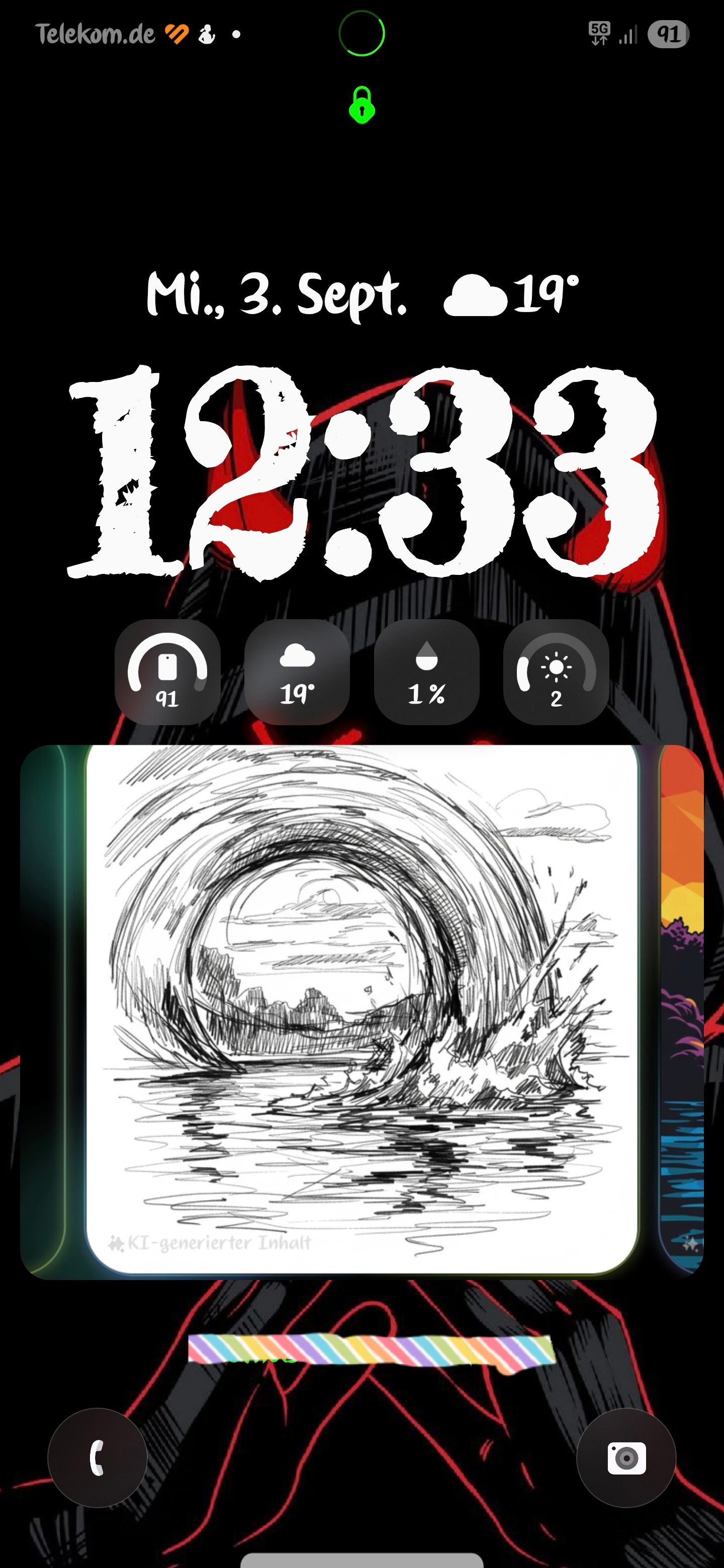 Bild als Widget auf dem Sperrbildschirm anzeigen