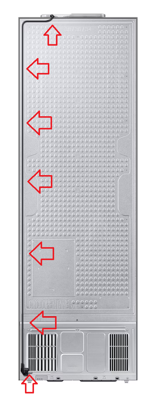 Samsung fridge - will the length of the cable be sufficient? - Samsung ...