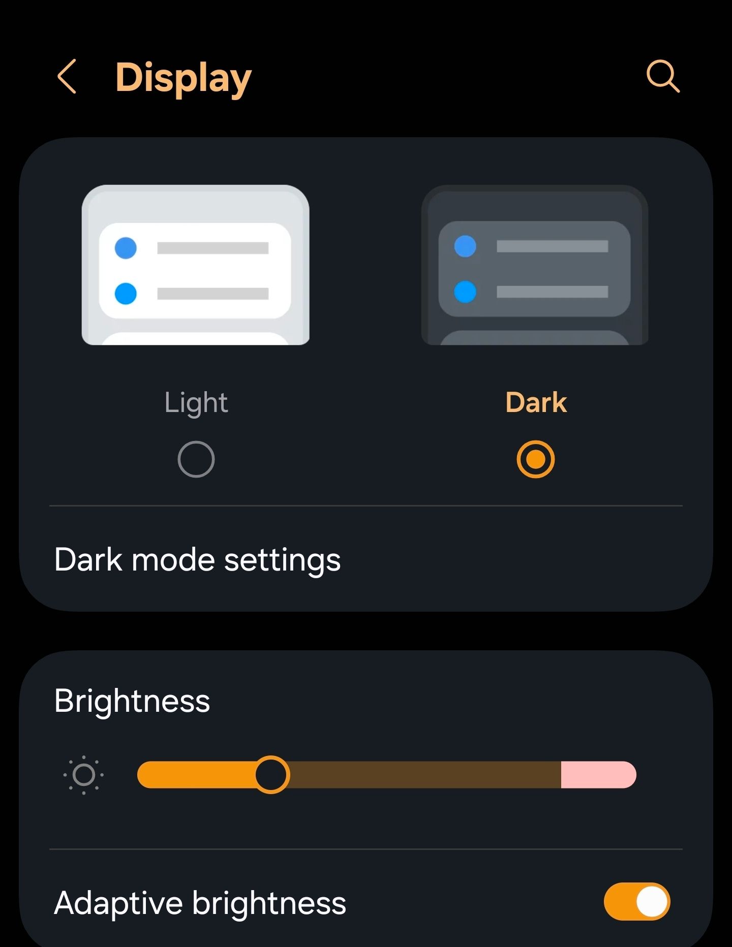 Solved Changing Dark Mode Samsung Community