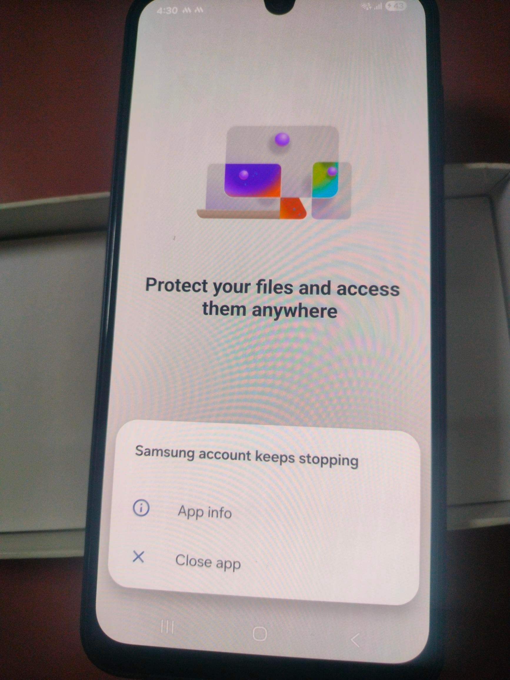 Solved: Samsung Account keeps stopping - Samsung Community
