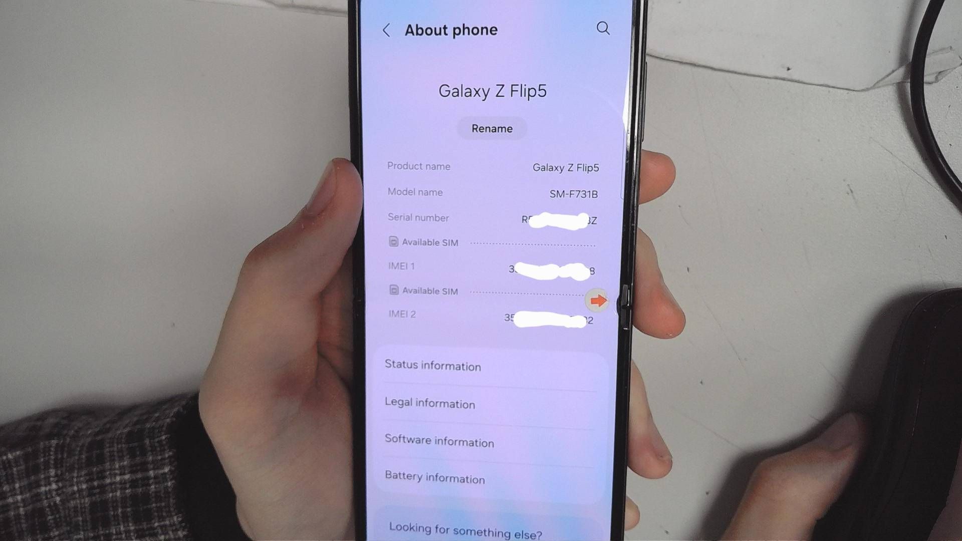 Flip 5 screen bleed - Samsung Community