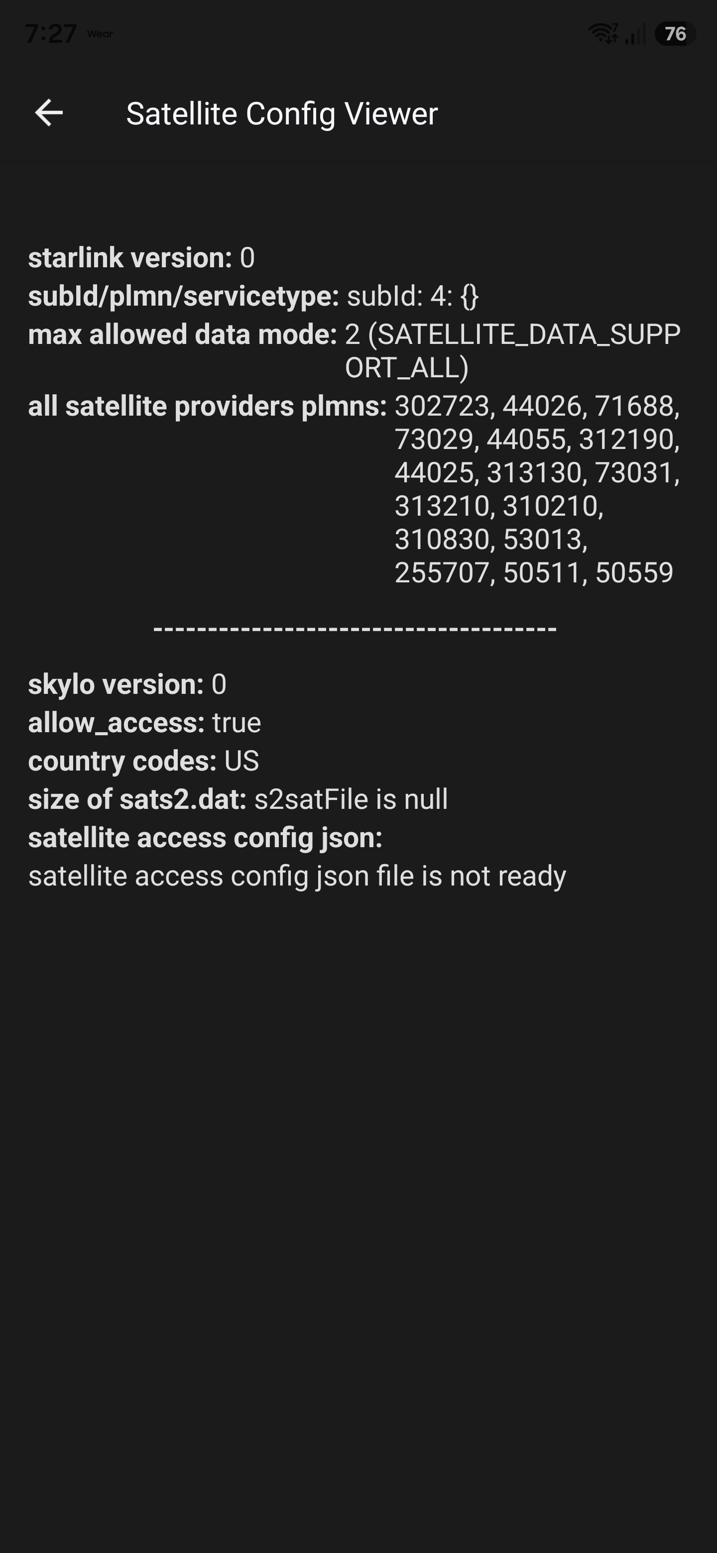 Satellite connectivity - Samsung Community