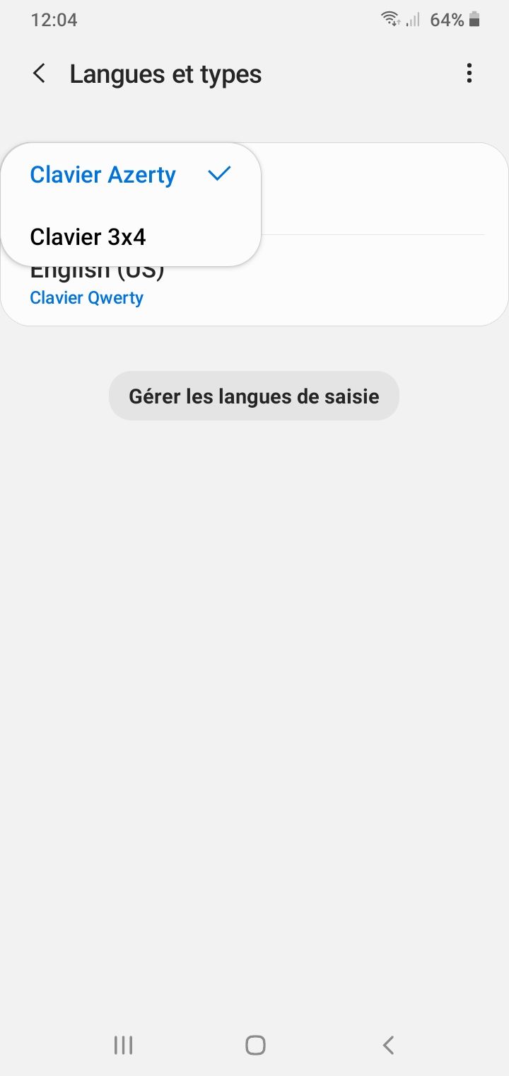 Comment mettre mon clavier en Azerty - Samsung Community
