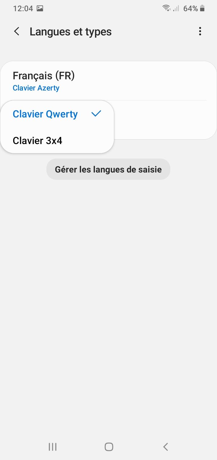 Comment mettre mon clavier en Azerty - Samsung Community