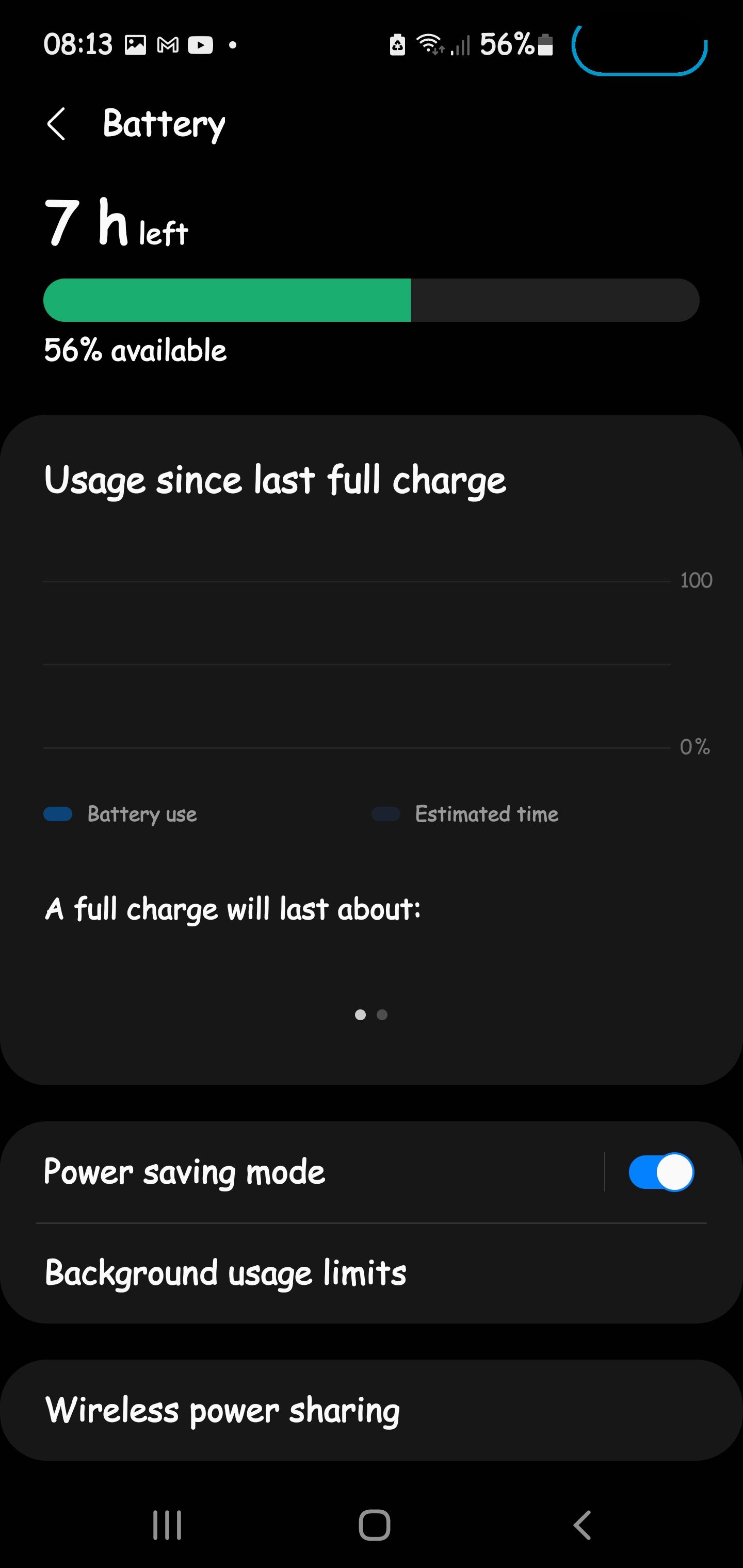 Solved: Battery Usage Graph No Longer Shown - Samsung Community