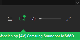 MS650 soundbar volume control on devices - Samsung Community