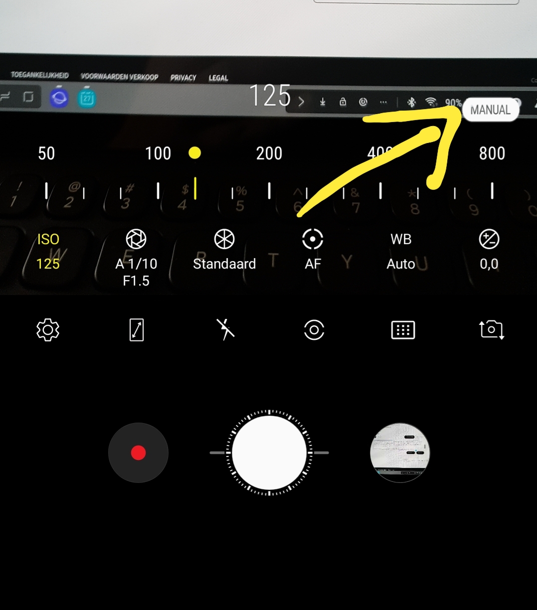 Opgelost: Fout in S9 camera settings pro - Samsung Community
