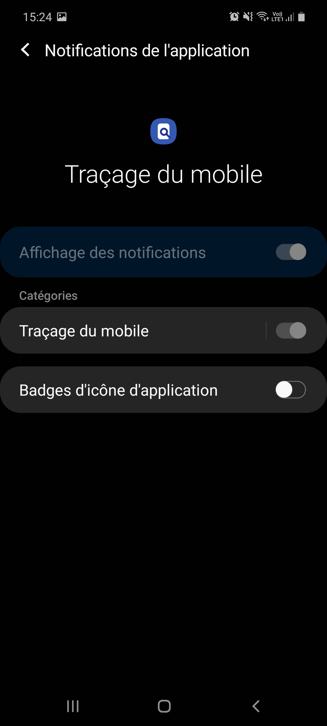 Résolu : Notification intempestive - Traçage mobile - Samsung Community