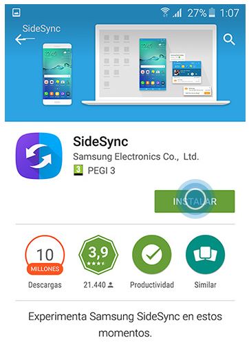 SideSync ¿Qué es? ¿Cómo descargar e instalar el programa? - Samsung Community