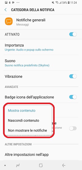 Notifiche messaggi - Samsung Community
