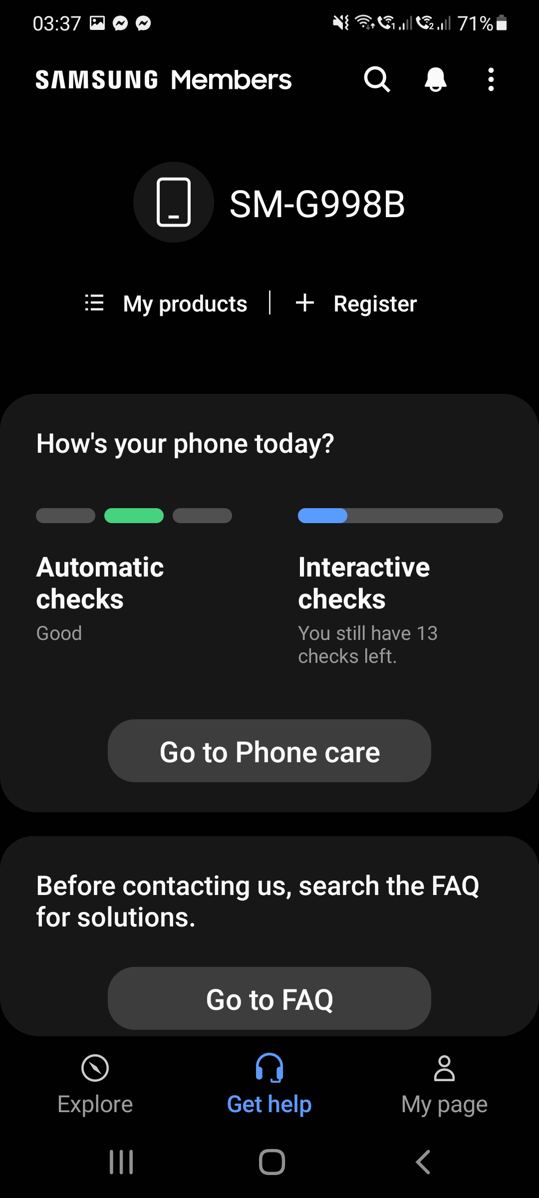 Solved: Product Is Already Registered - Samsung Community